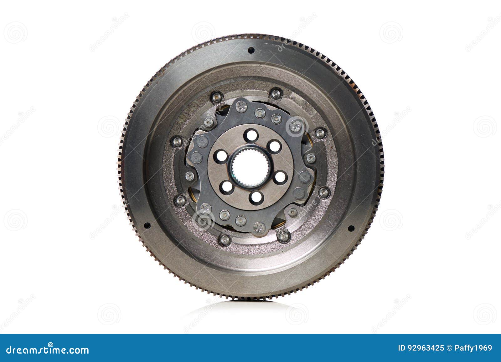 Dual-Mass Flywheel Front View Stock Image - Image of object, dual: 92963425