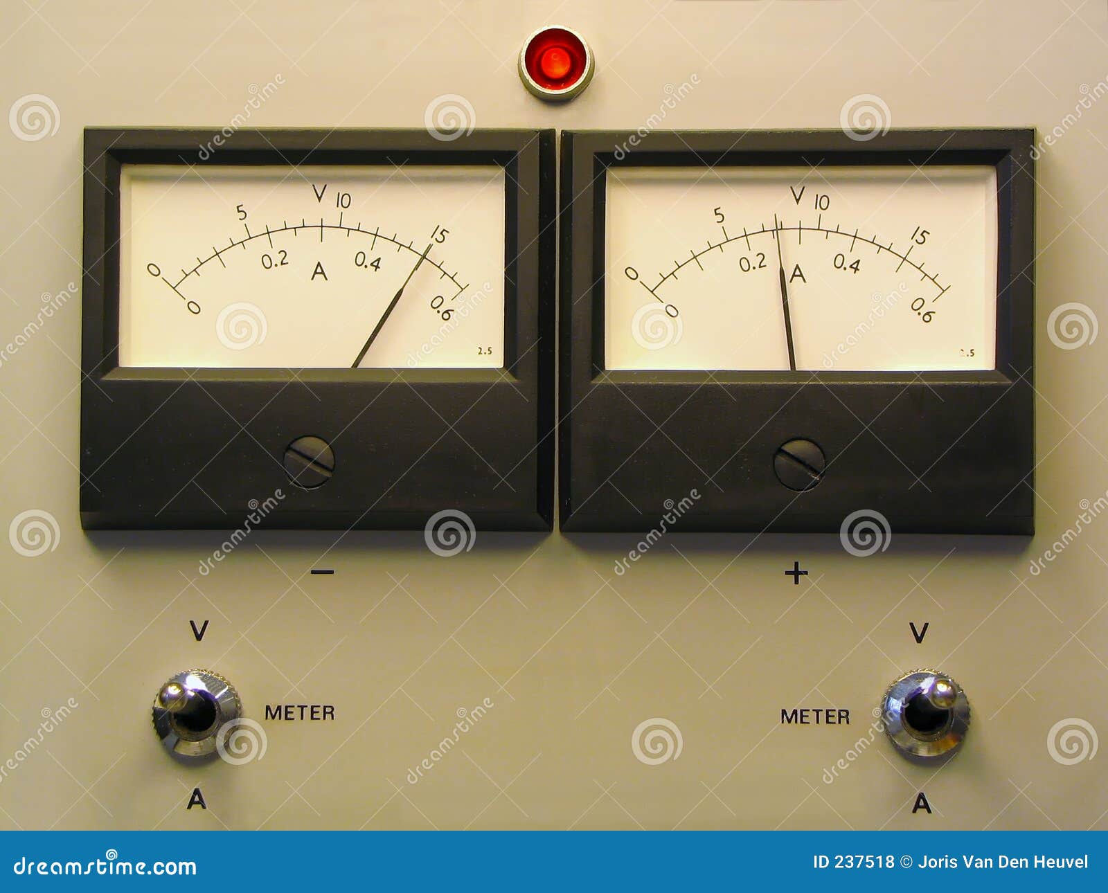 Dual panel meters stock photo. Image of technology, supply - 237518