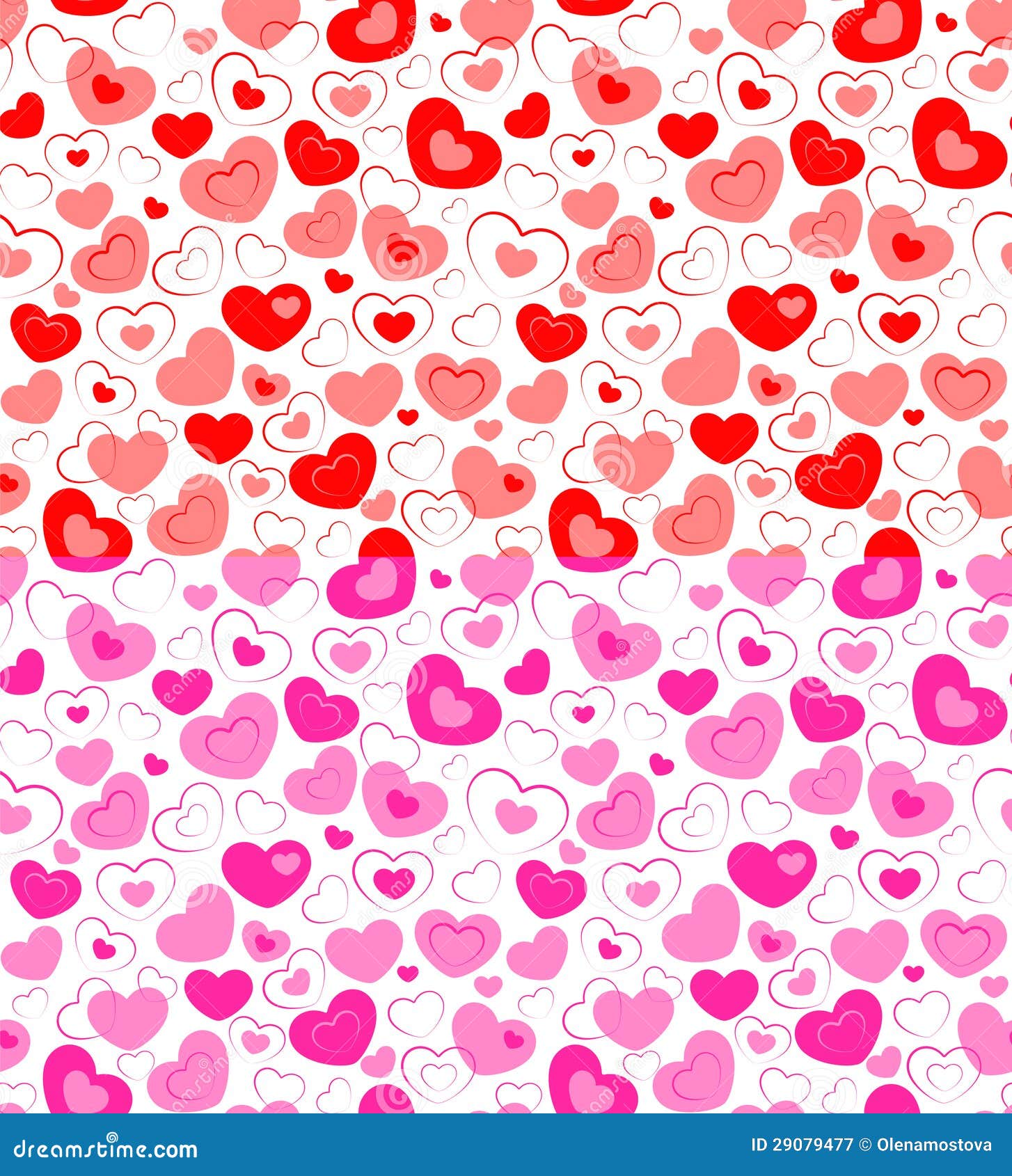 Seamless heart stock illustration. Illustration of pattern - 29079477