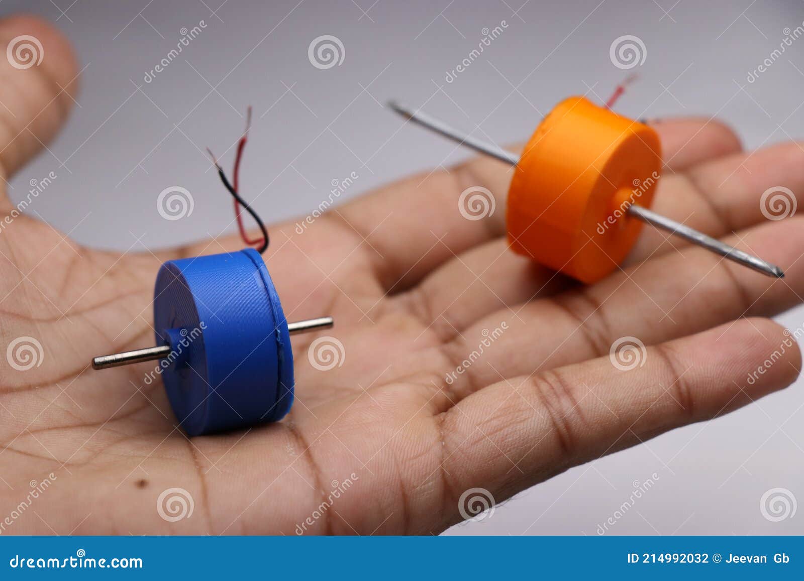 Dual Shaft Dc Motor with Plastic Frame. Small Electric Motor with ...