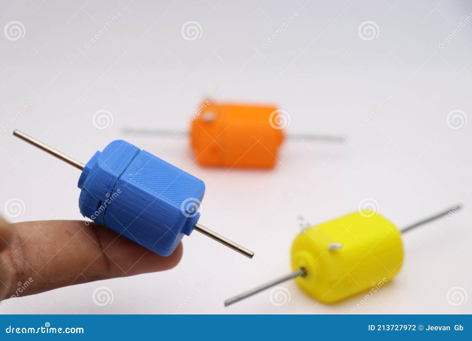 BO Motor Also Called As Dual Shaft Geared Motor On Black Background ...