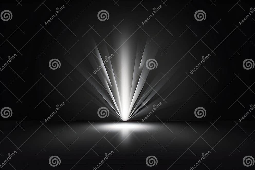 “Dual Spotlight Focus” stock illustration. Illustration of shadow ...