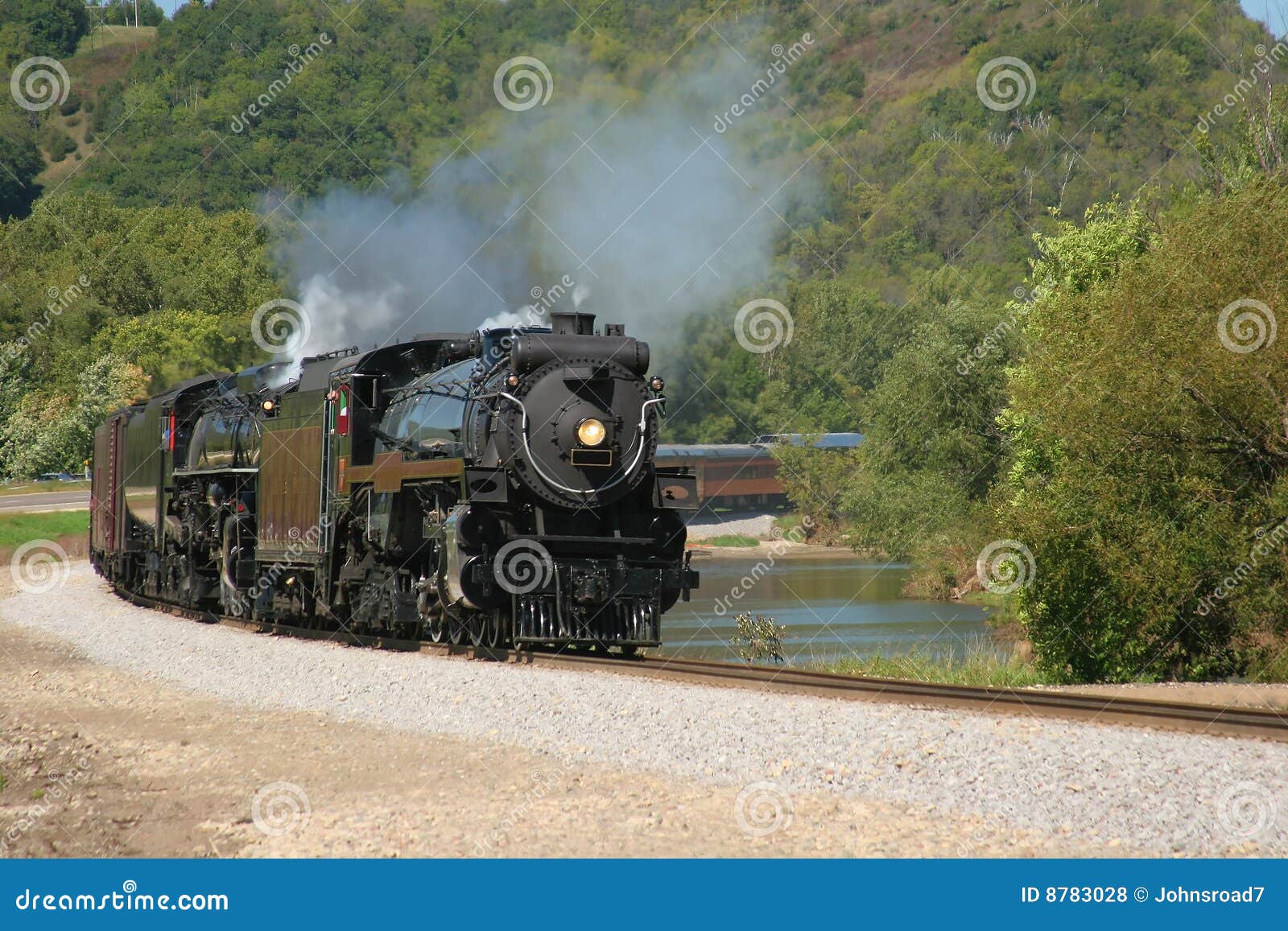 Dual Steam Train stock photo. Image of steam, excursion - 8783028