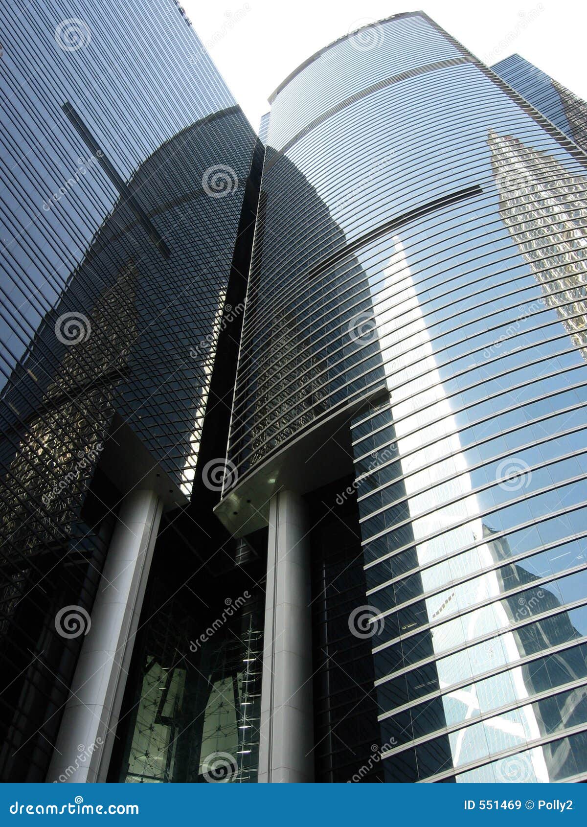 Dual Tower stock image. Image of black, height, high, window - 551469