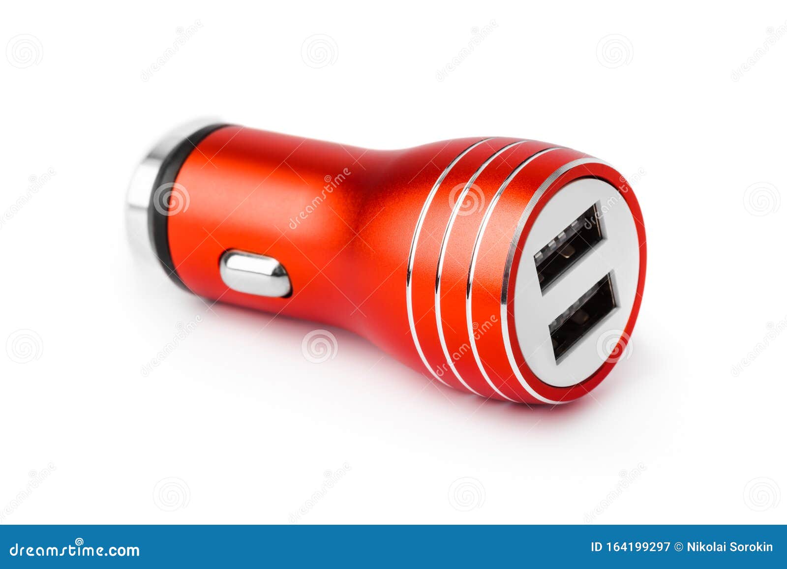 Dual Usb Socket Car Charger Stock Image - Image of lighter, electric ...