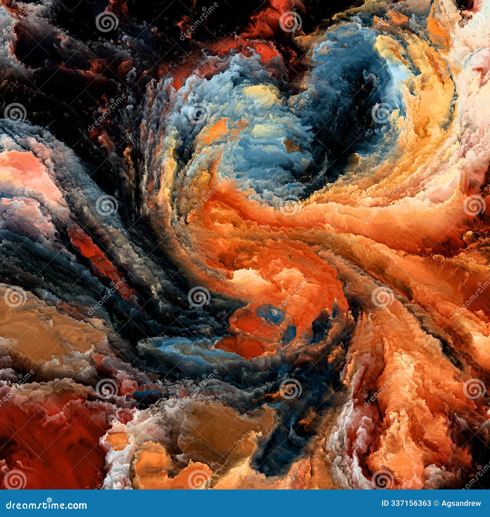Duality of Evolving Colors stock image. Image of amorphous - 337156363