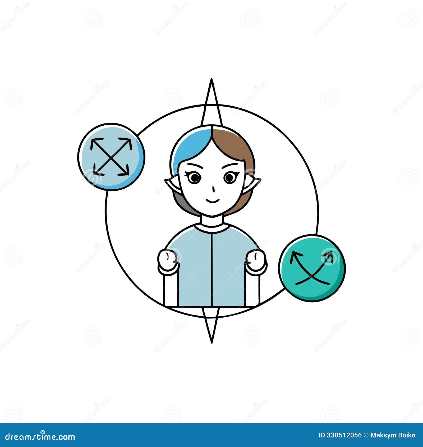 Duality in the Form of Dark and Light. Image of a Dark and Light Stock ...