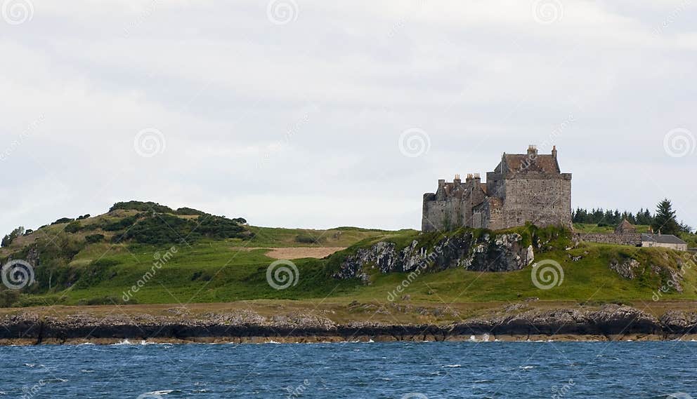 Duart castle in Scotland stock photo. Image of overlook - 21223050