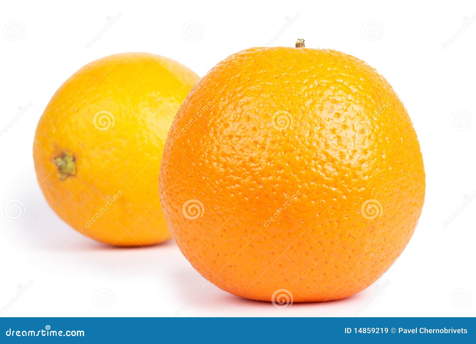 Duas Laranjas Isoladas No Branco Imagem de Stock - Imagem de fruta ...