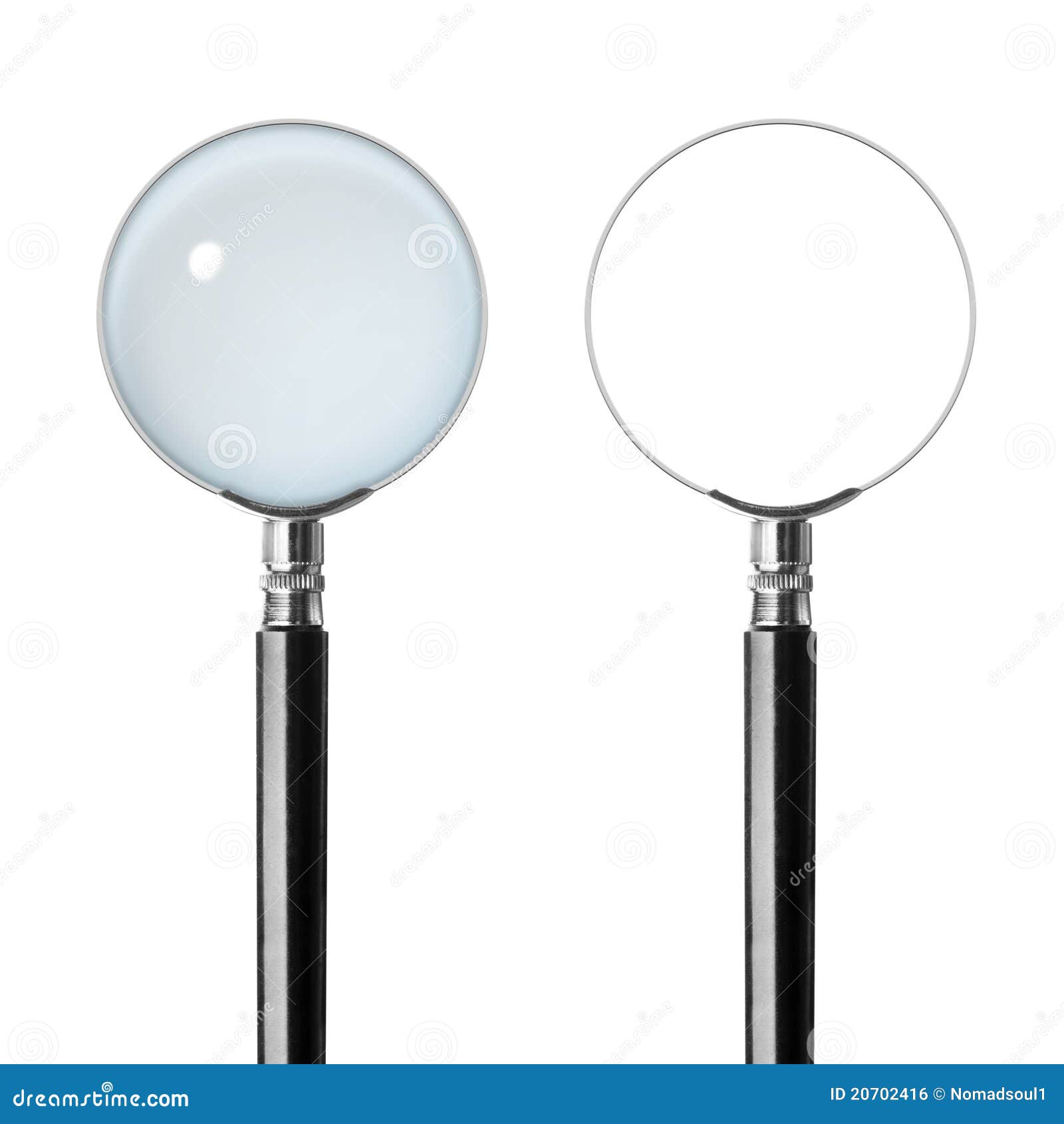 Duas lupa foto de stock. Imagem de ferramentas, procurarar - 20702416