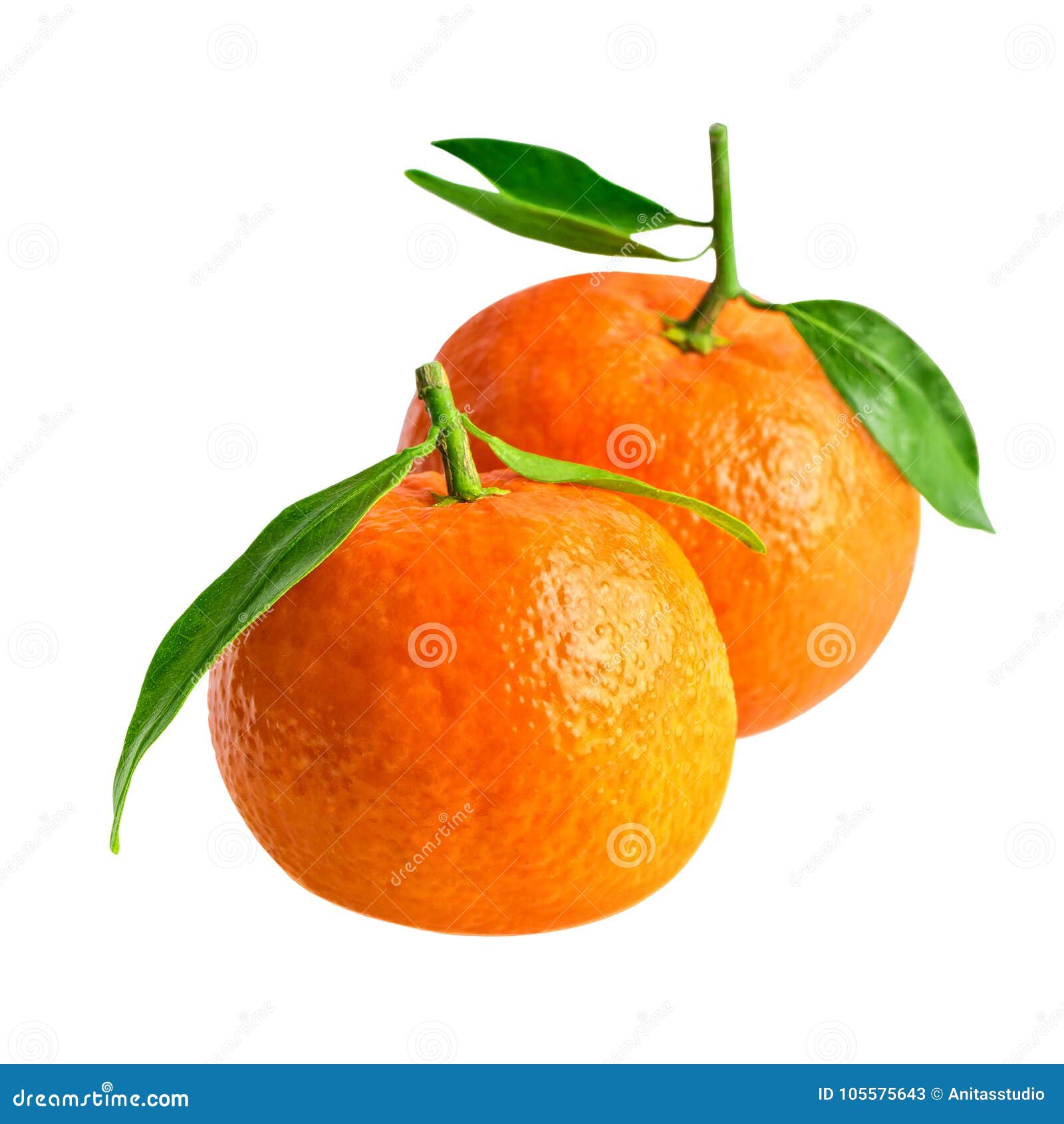 Duas Tangerinas No Close-up No Branco Imagem de Stock - Imagem de azedo ...