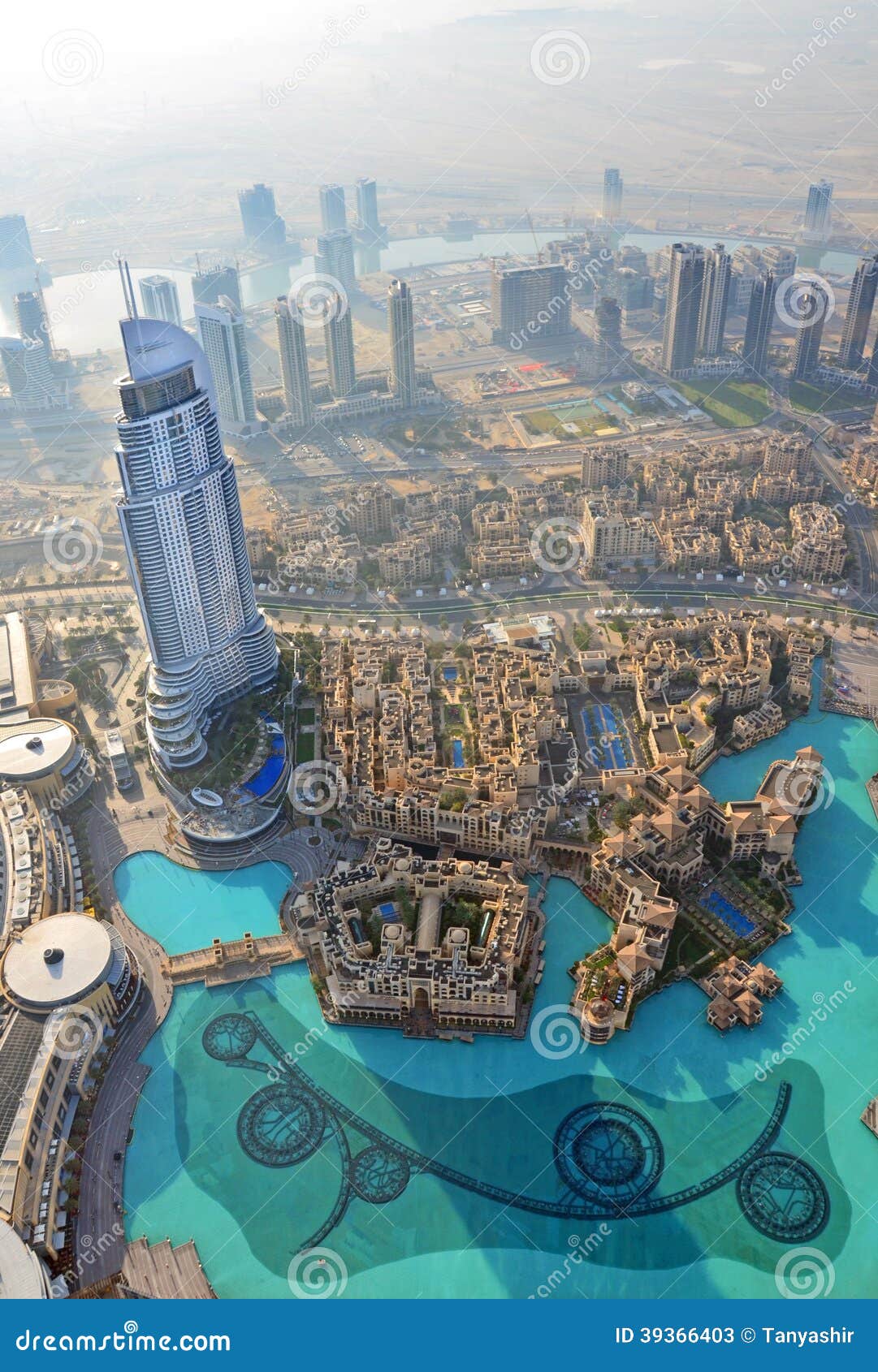 Dubai aerial view stock image. Image of city, center - 39366403