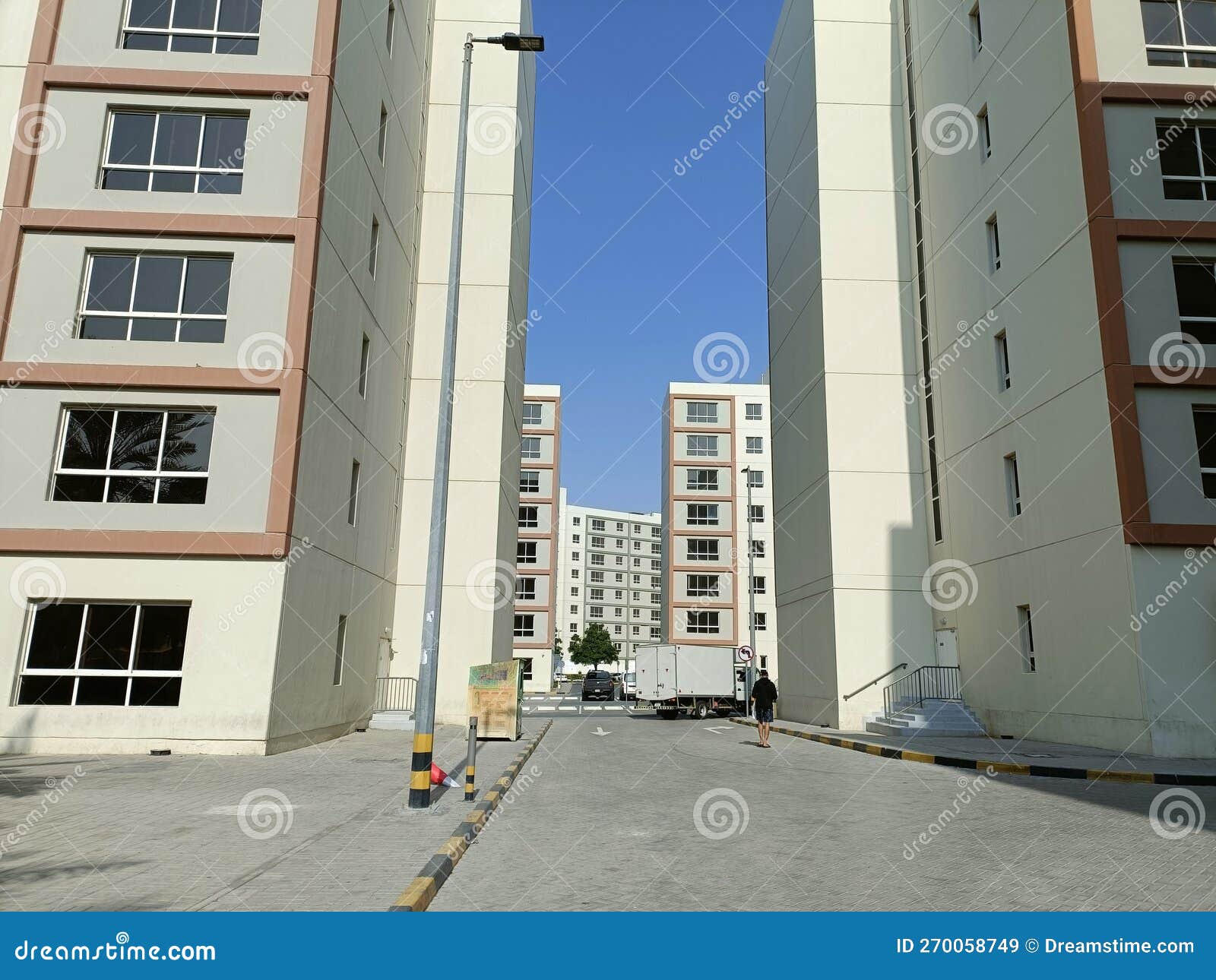 Dubai Al Khail Gate Residential Building Stock Image - Image of ...
