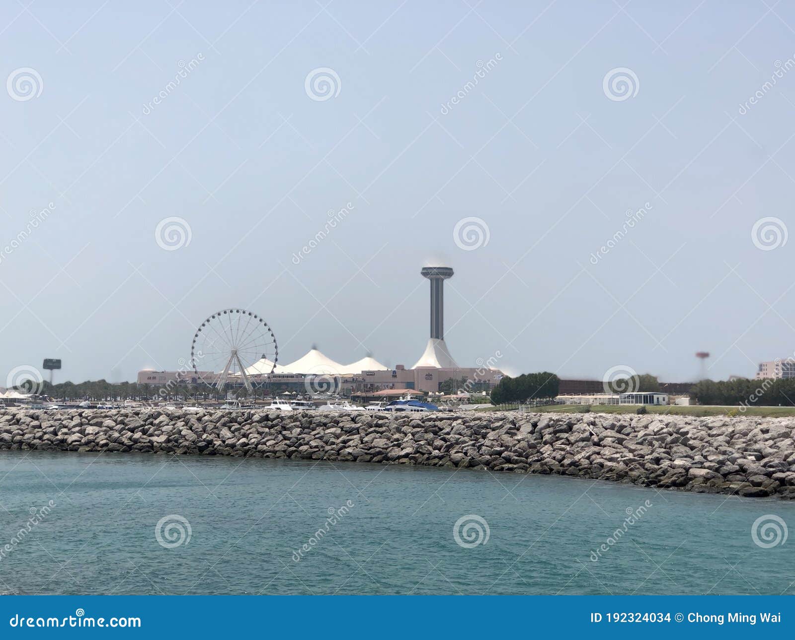 Dubai building on Sea stock photo. Image of dubai, beach - 192324034