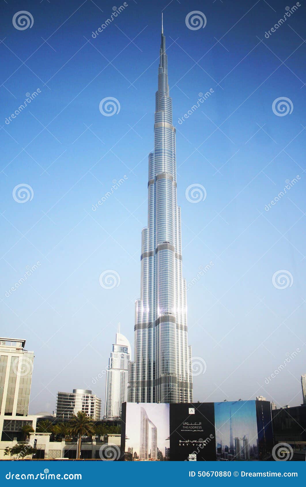 Dubai. Burj Khalifa editorial image. Image of architecture - 50670880