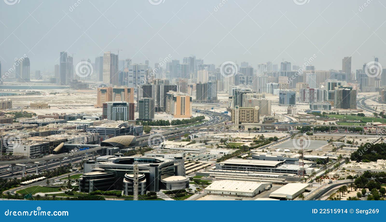 Dubai City from Bird S Eye View Stock Photo - Image of emirates, luxury ...