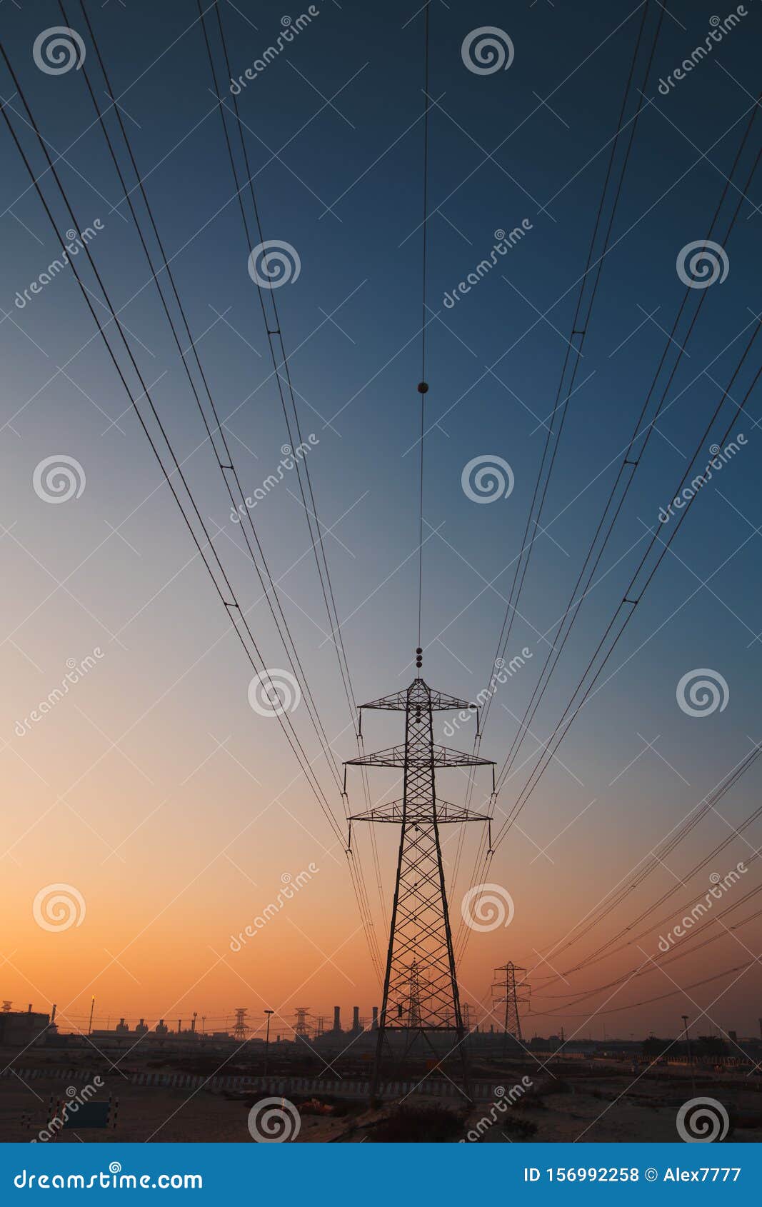 Power engineering stock photo. Image of megalopolis - 156992258