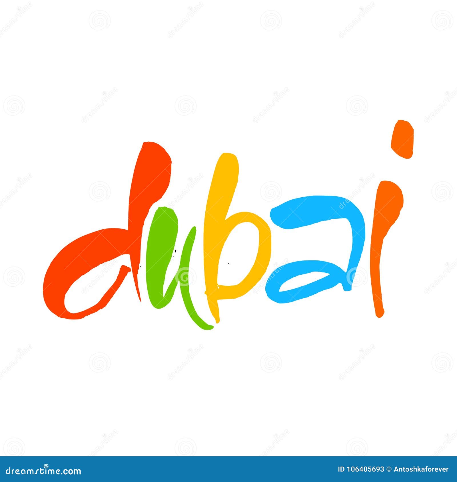 Dubai lettering template stock vector. Illustration of arab - 106405693