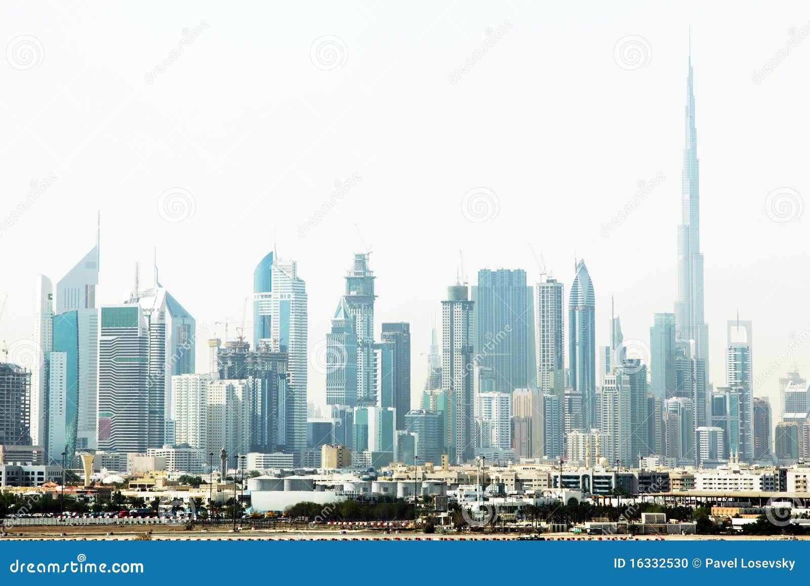 Dubai Cityscape with Skyscrapers Stock Photo - Image of emirates ...