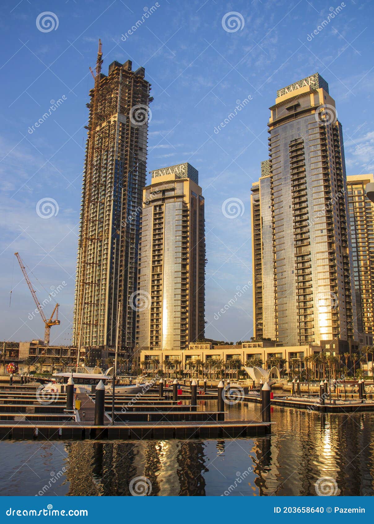 Dubai Creek Harbour Development by EMAAR. UAE. Outdoors Editorial Image ...