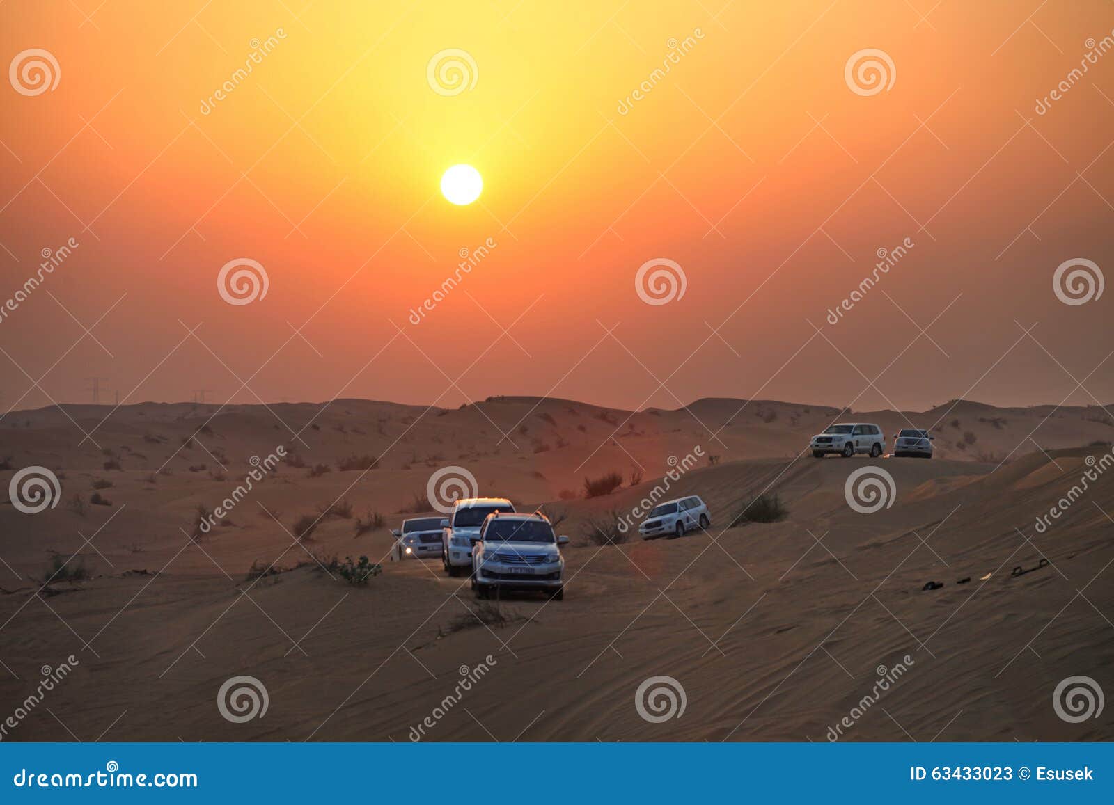 Dubai. Desert driving editorial stock photo. Image of orange - 63433023