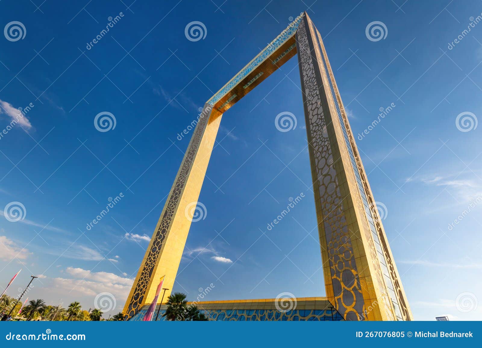 Dubai Frame Tourist Attraction in Dubai UAE Editorial Image - Image of ...