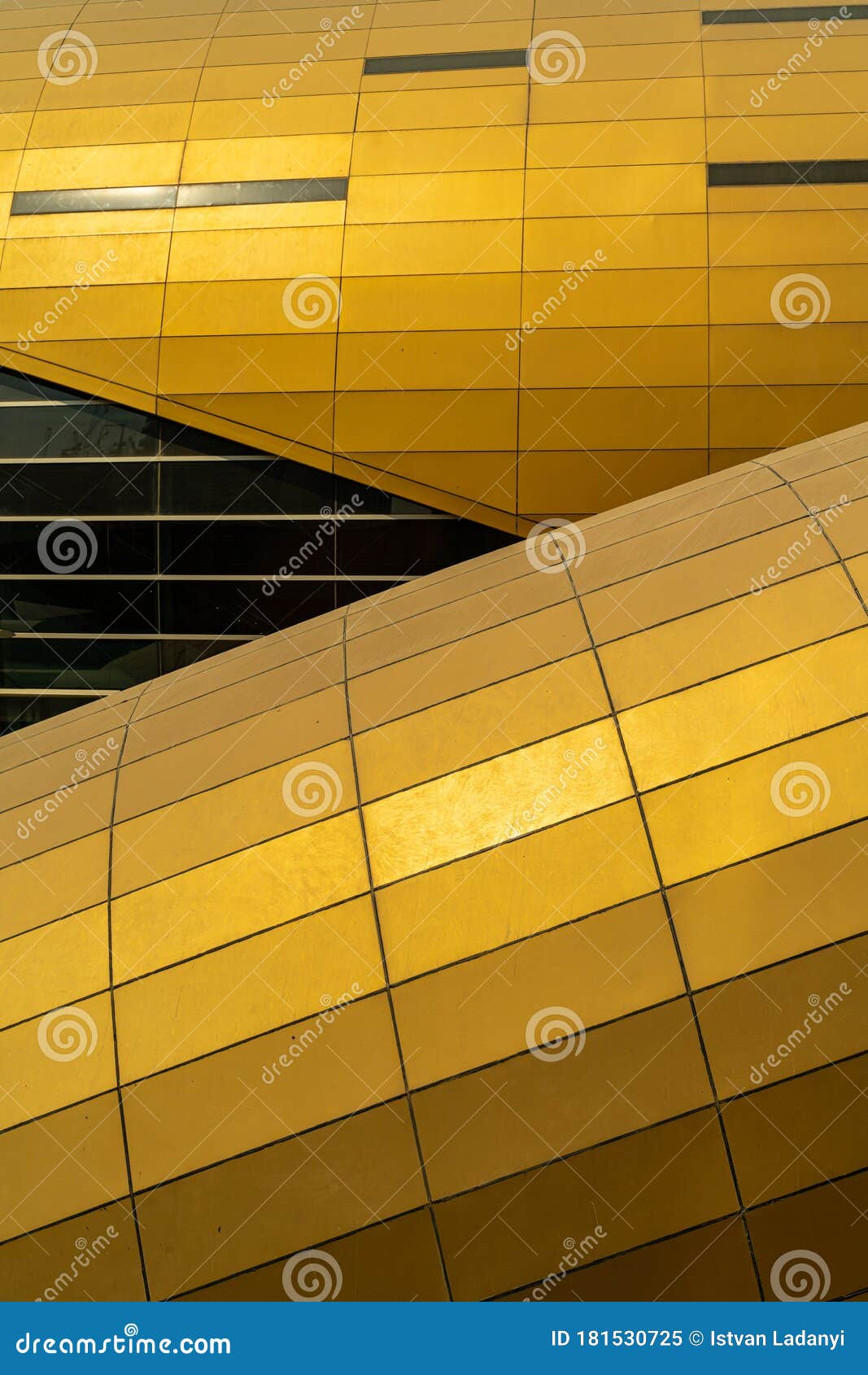 Dubai gold architecture stock image. Image of facade - 181530725