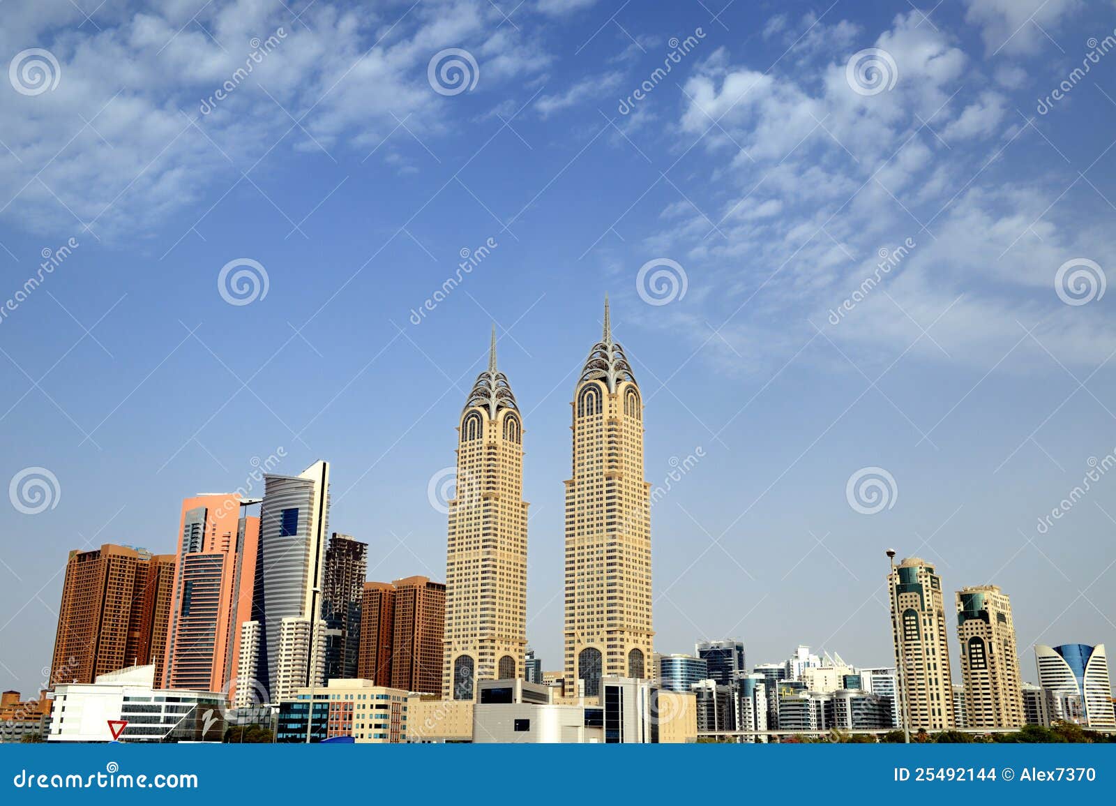 Dubai Internet City stock photo. Image of futuristic - 25492144