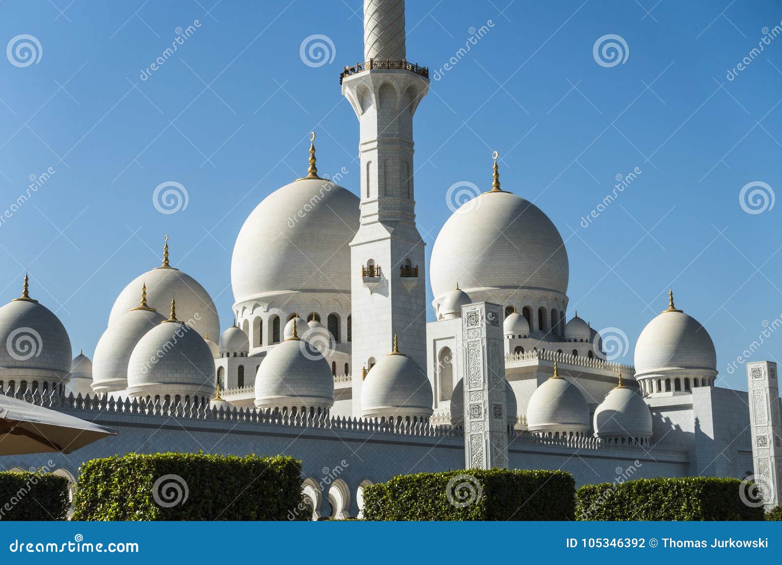 Dubai,Jumeirah Mosque stock photo. Image of culture - 105346392