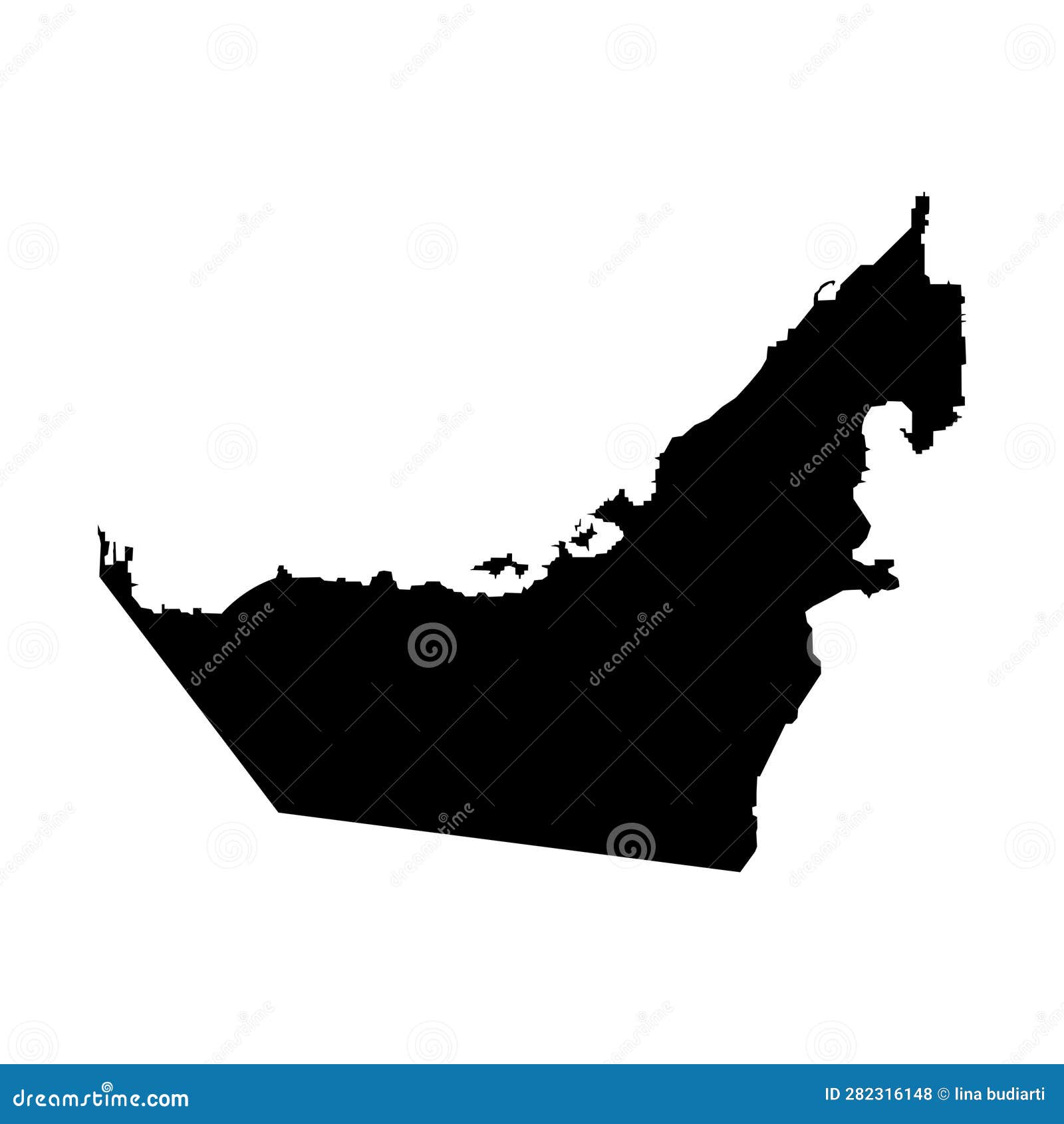 Dubai map icon stock vector. Illustration of territorial - 282316148