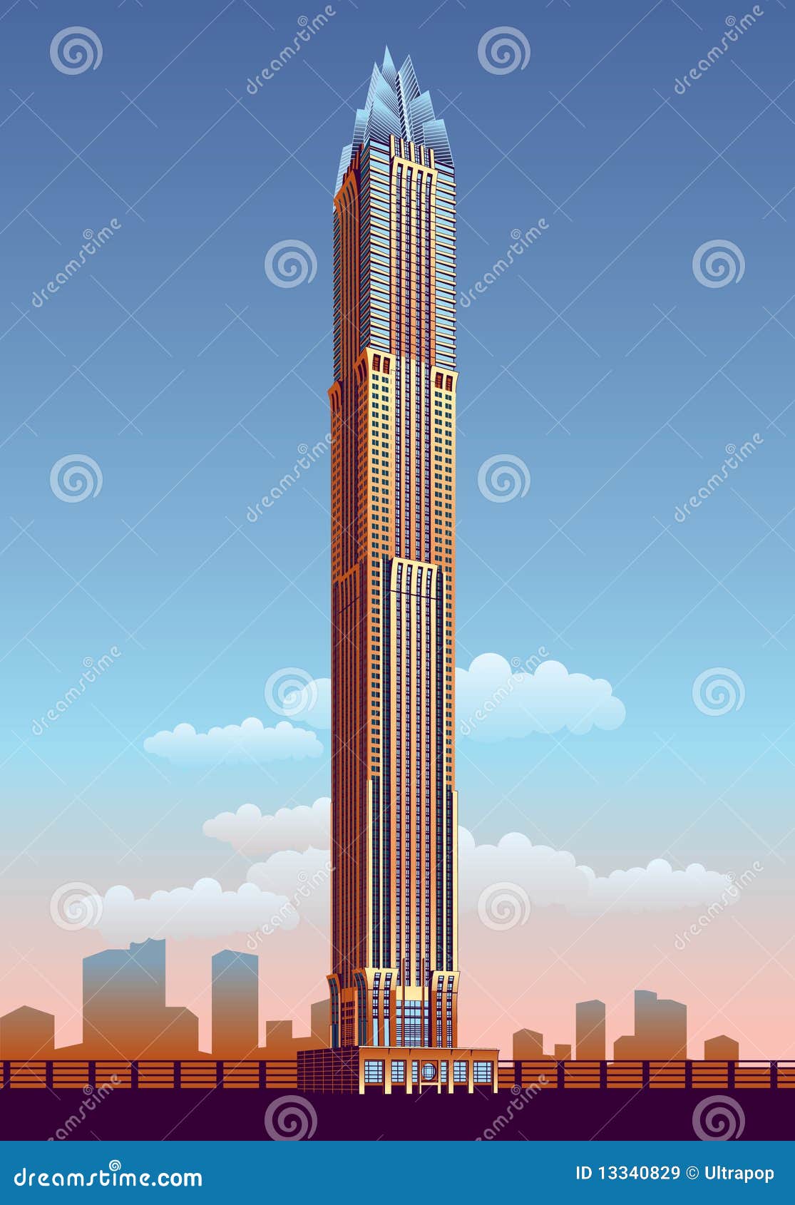 Dubai Marina 101 Skyscraper Editorial Stock Image - Image: 13340829