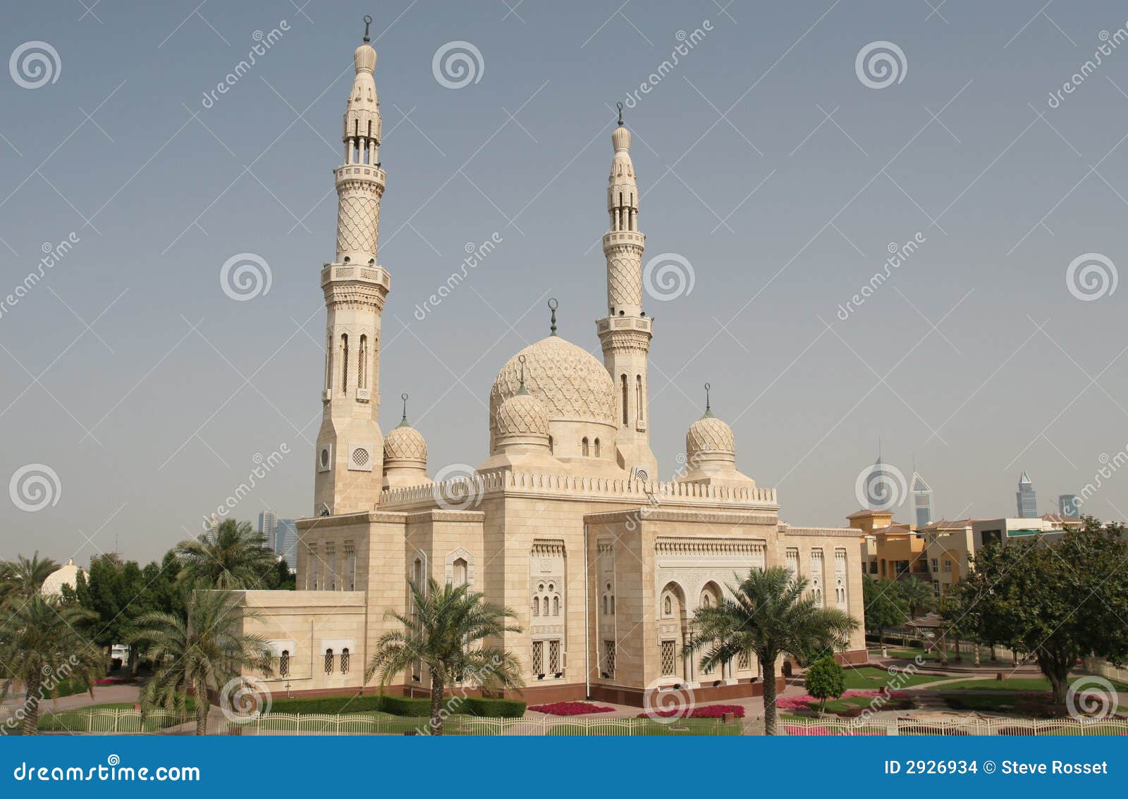 Dubai-Moschee stockfoto. Bild von arabisch, feiertage - 2926934