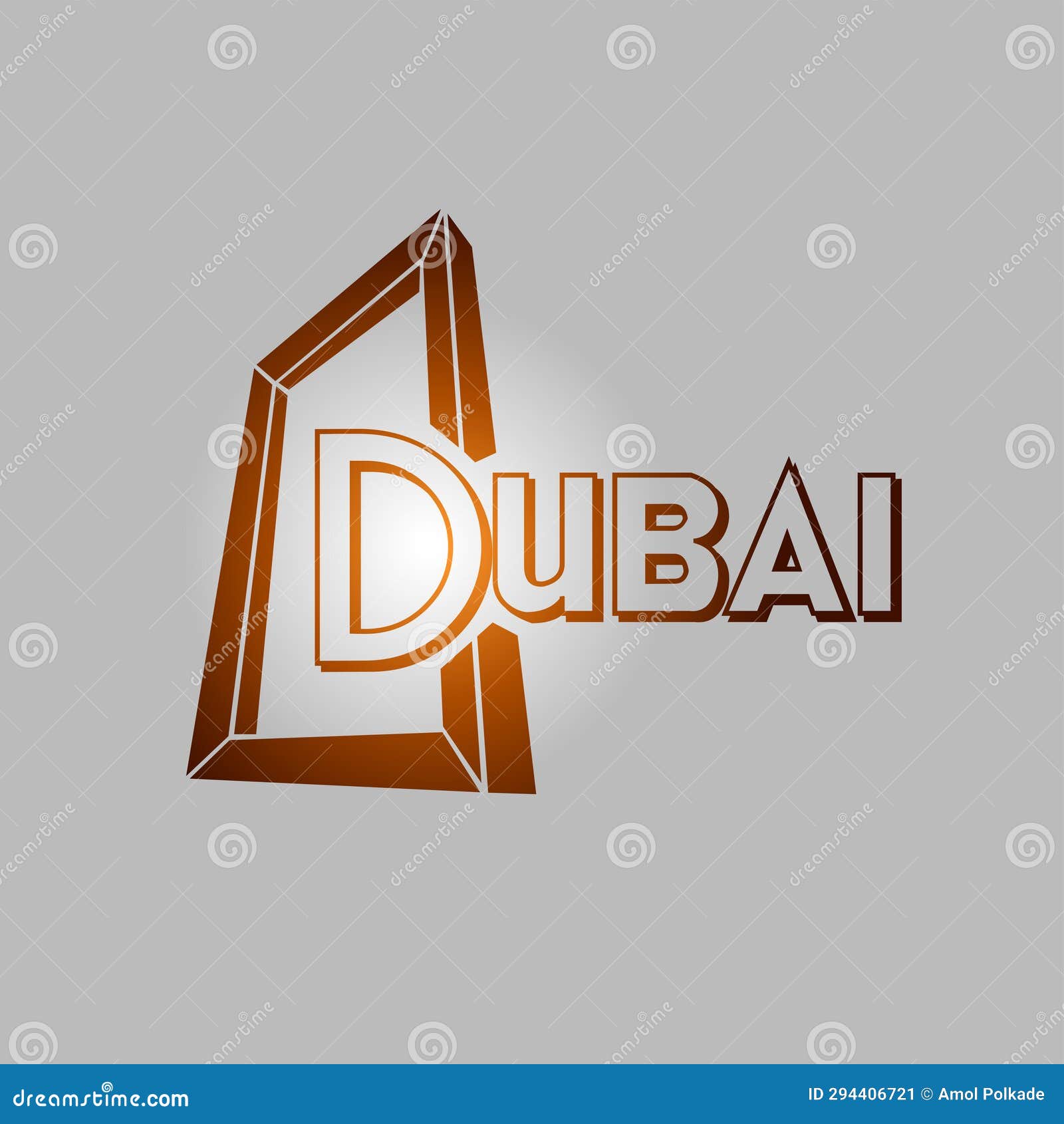 Dubai Name with Dubai Frame Vector Icon Stock Vector - Illustration of ...