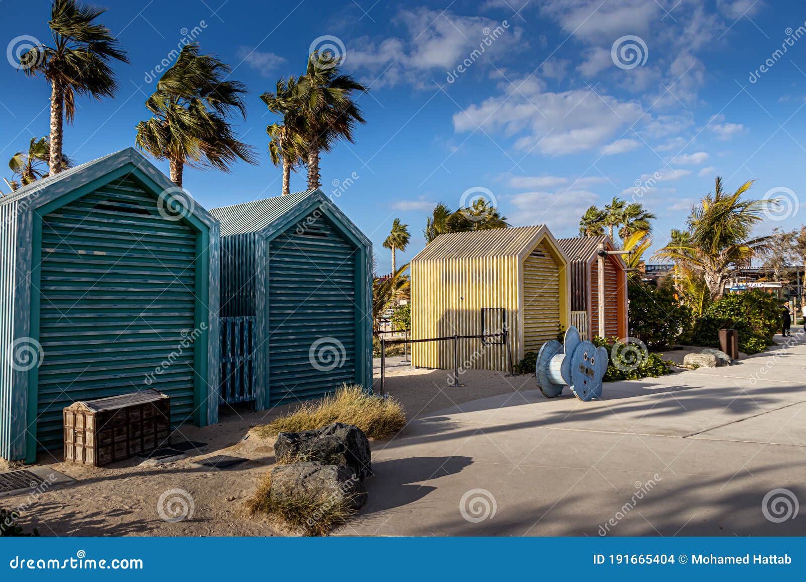 Dubai Open Area La Mer Beach Editorial Stock Image - Image of beautiful ...
