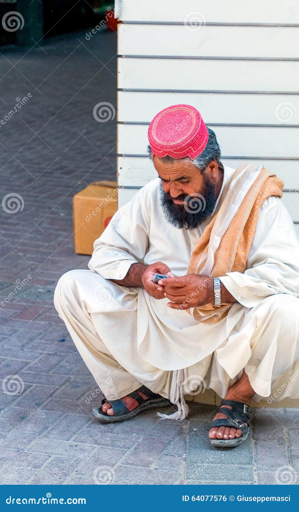 Dubai editorial photo. Image of headgear, traditional - 64077576