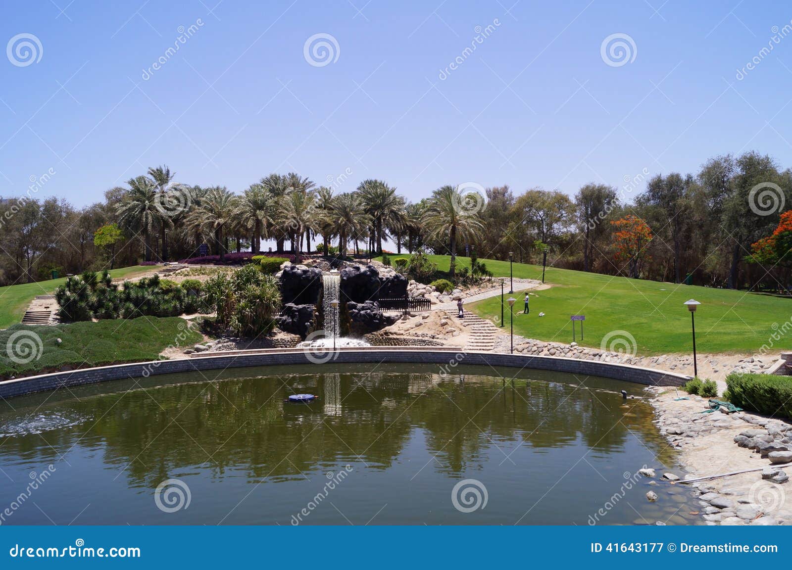 Dubai Safa Park stock image. Image of garden, zayd, desert - 41643177