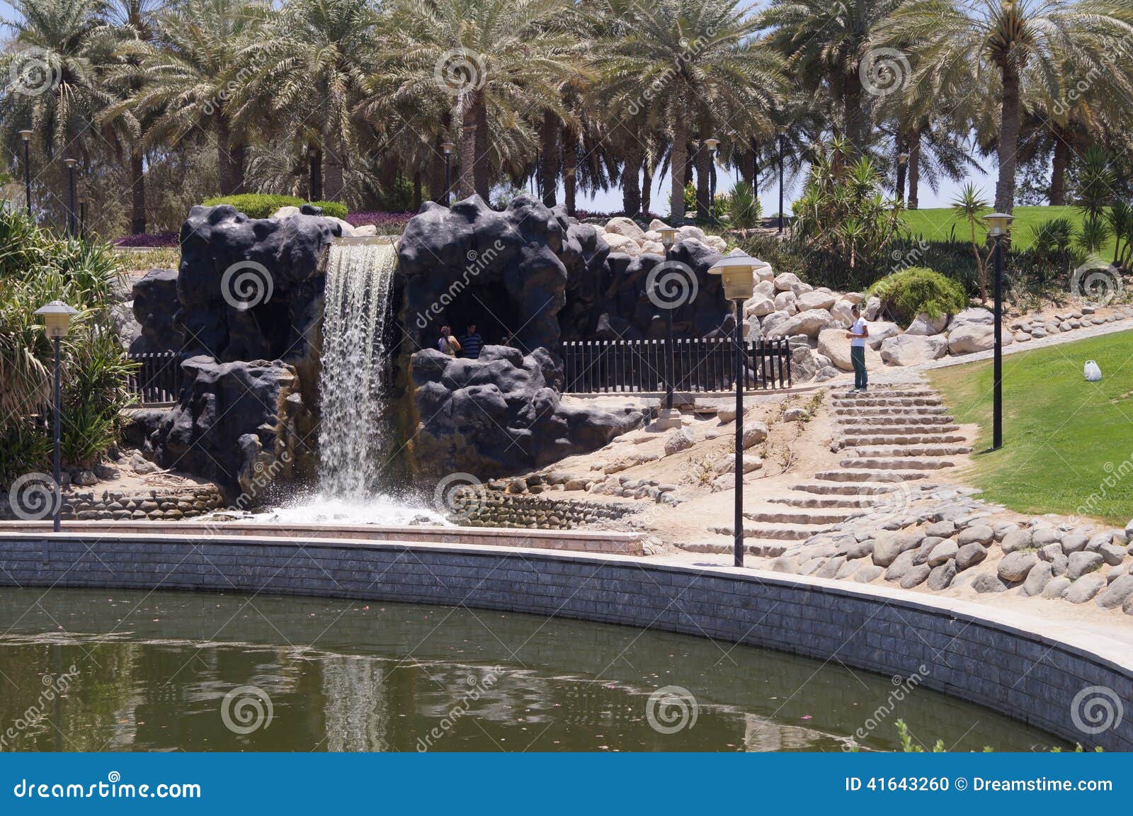Dubai Safa Park stock photo. Image of miracle, dhabi - 41643260