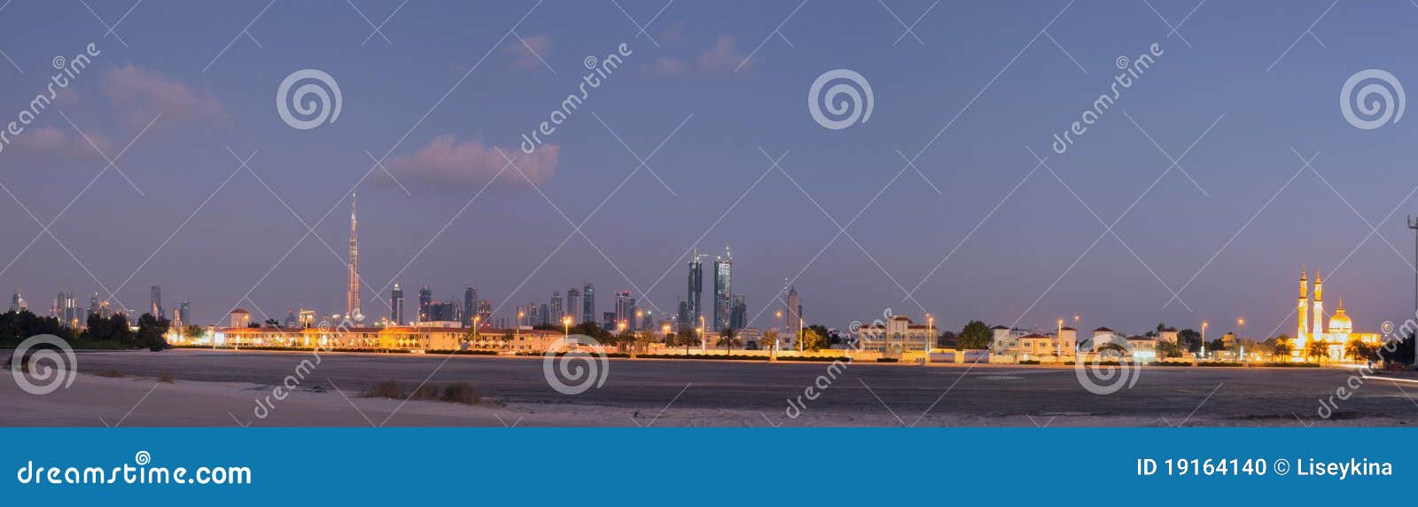 Dubai skyline stock photo. Image of construction, city - 19164140