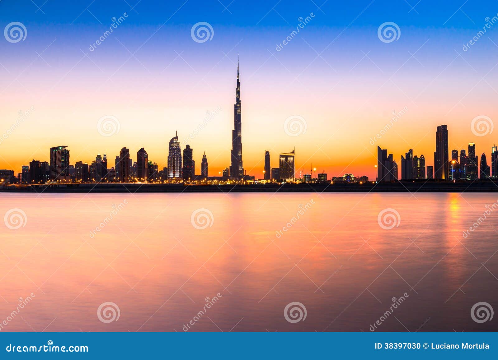 Dubai Skyline at Dusk, UAE. Stock Photo - Image of incredible, dubai ... Dubai Skyline at Dusk, UAE. Stock Photo - Image of incredible, dubai ...