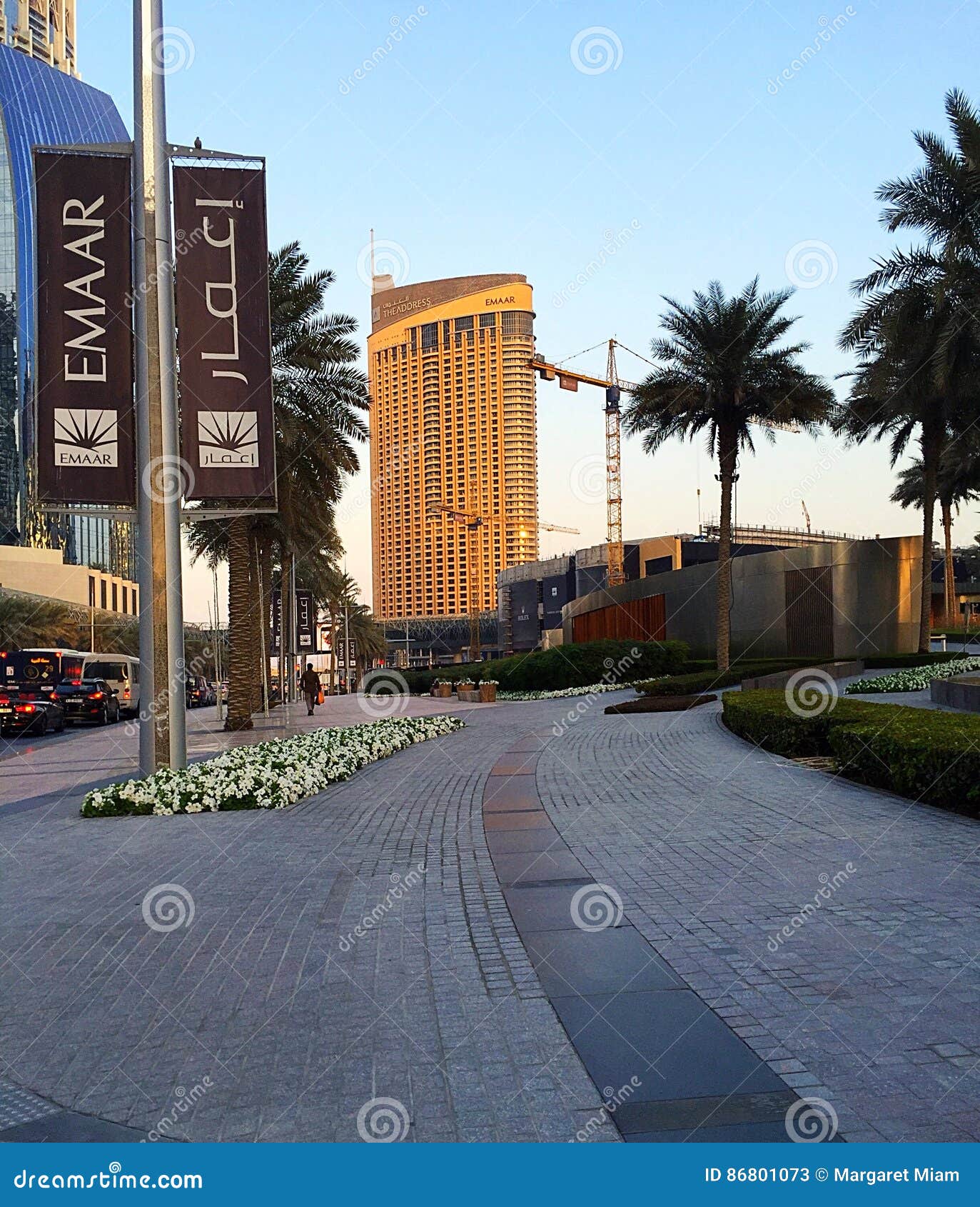 Dubai streets editorial stock photo. Image of city, dubai - 86801073