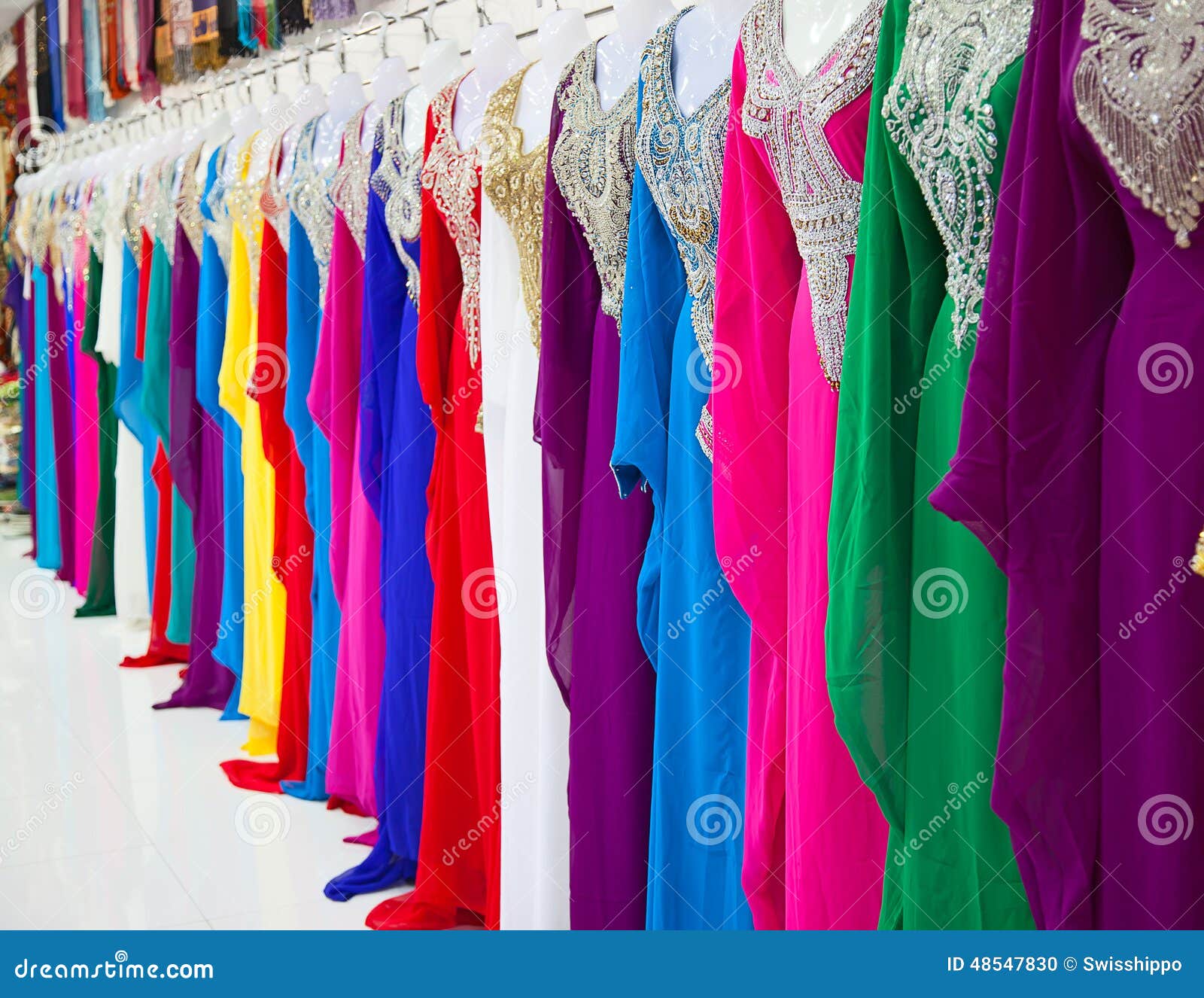 Dubai textile market stock photo. Image of attractive - 48547830