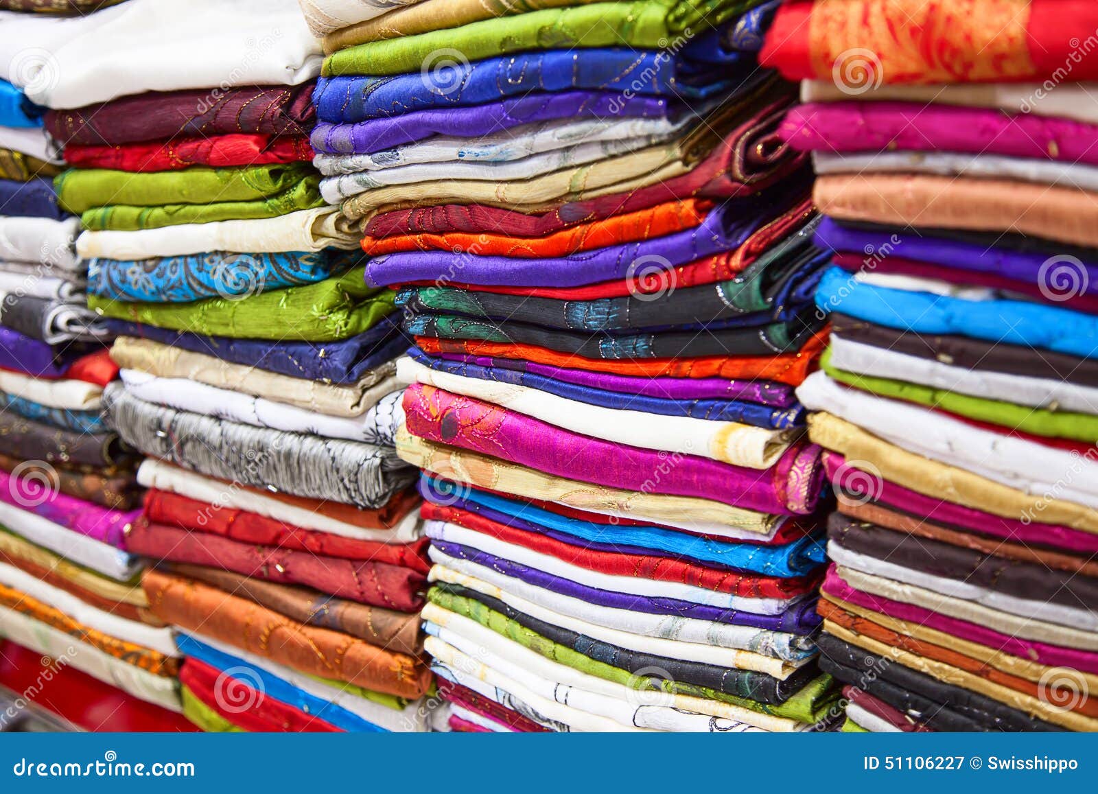 Dubai textile market stock image. Image of bride, arabian - 51106227