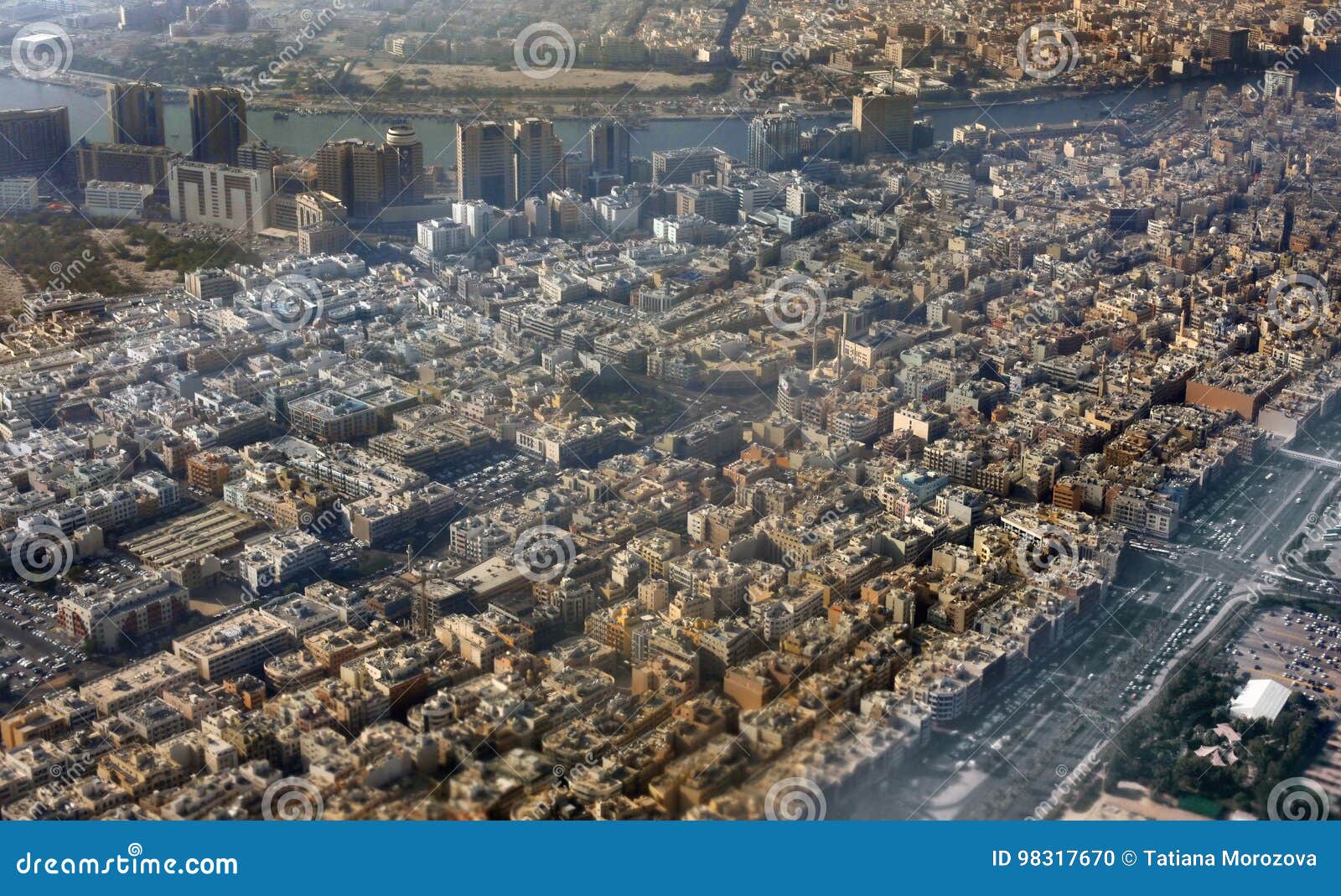 Dubai top view stock photo. Image of capital, cityscape - 98317670