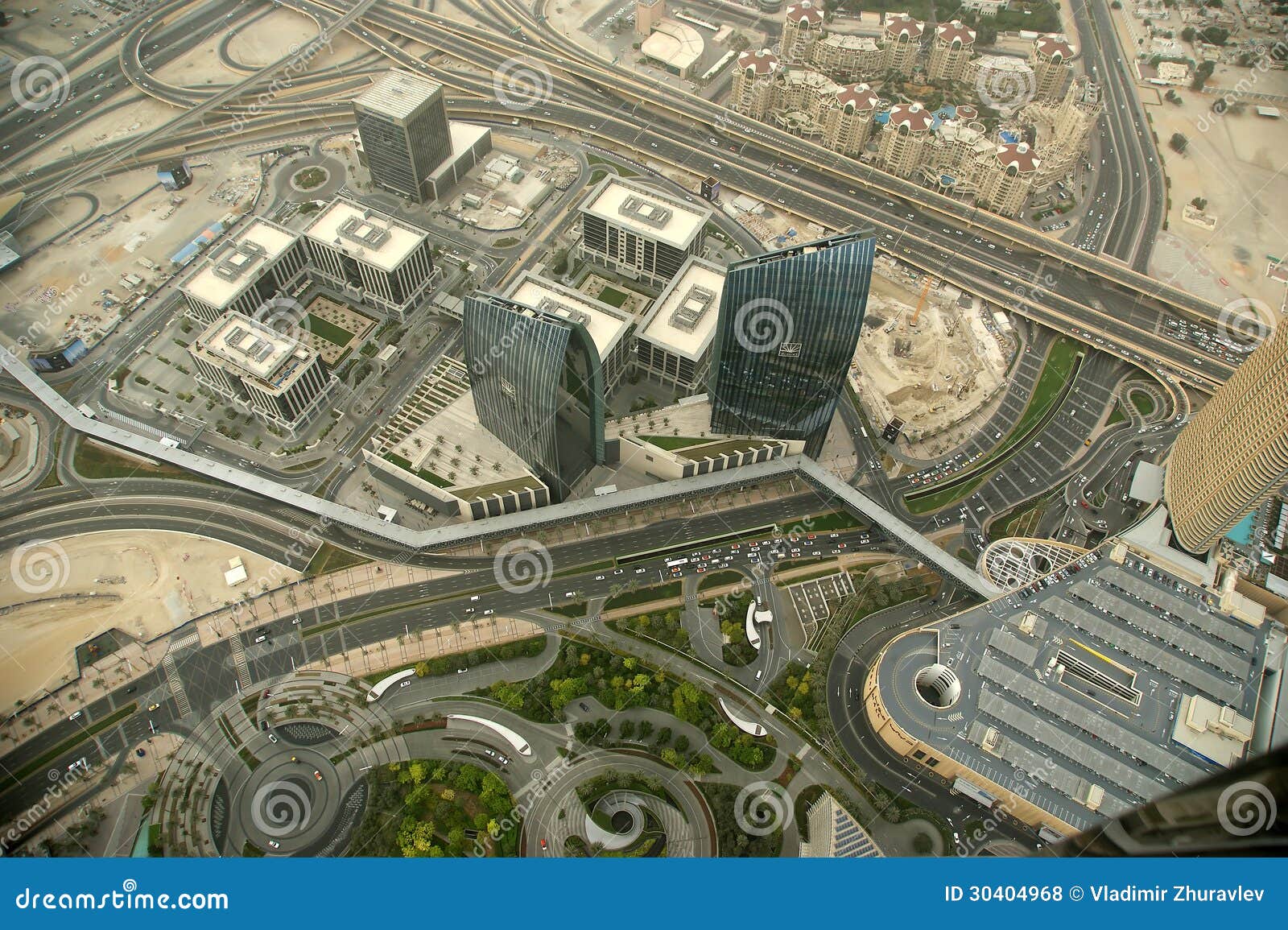 Dubai, UAE. Aerial view editorial stock photo. Image of commercial ...