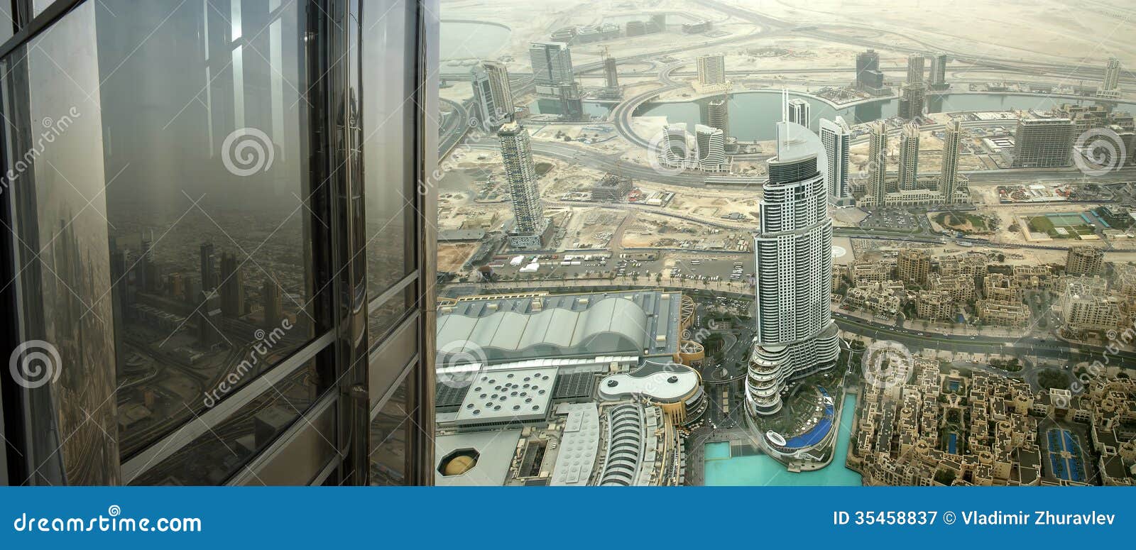 Dubai, UAE. Aerial view stock image. Image of exterior - 35458837