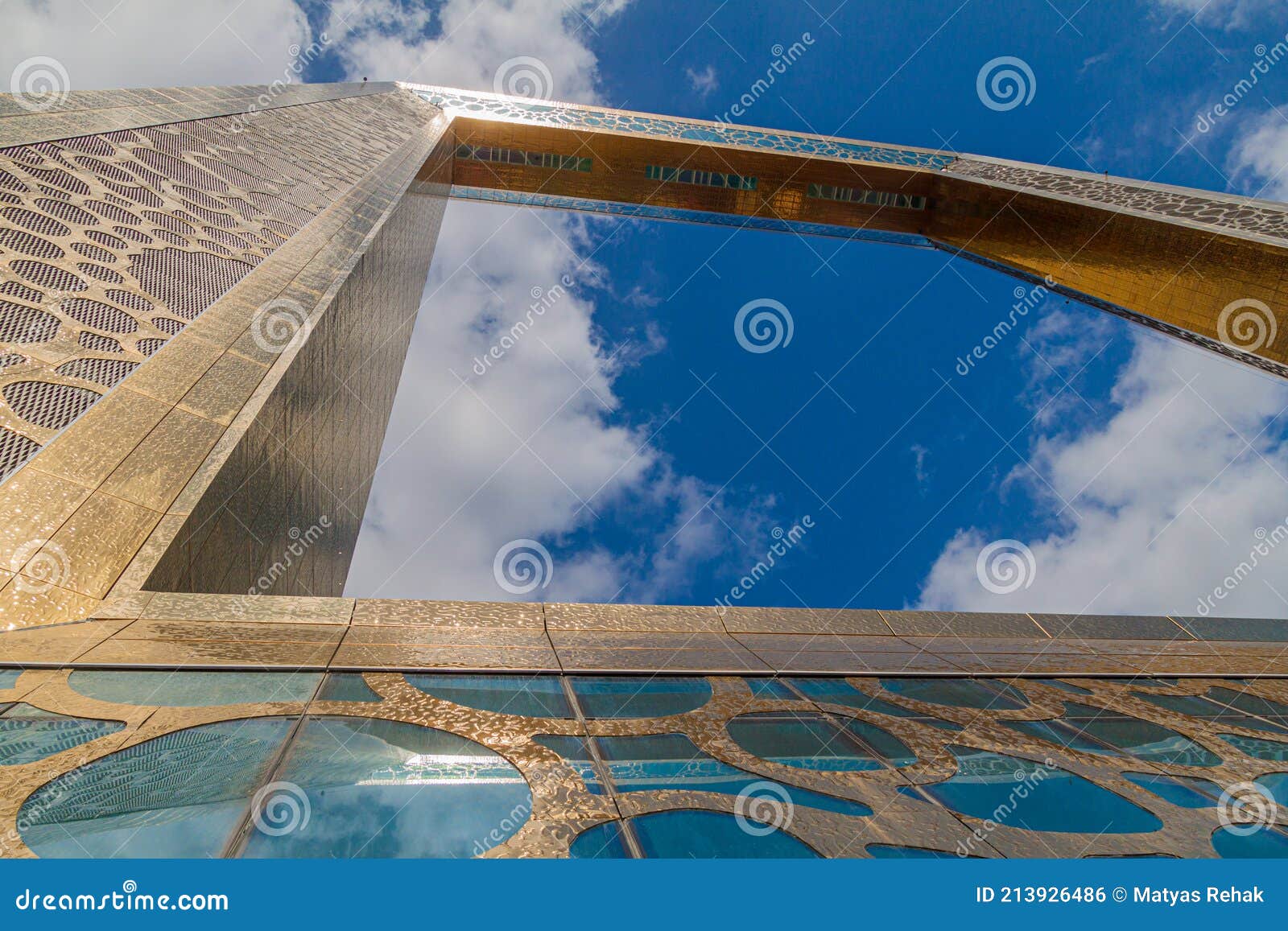 Dubai Uae 18 De Enero De 2018 : Vista Del Marco De Dubai En Dubai U ...