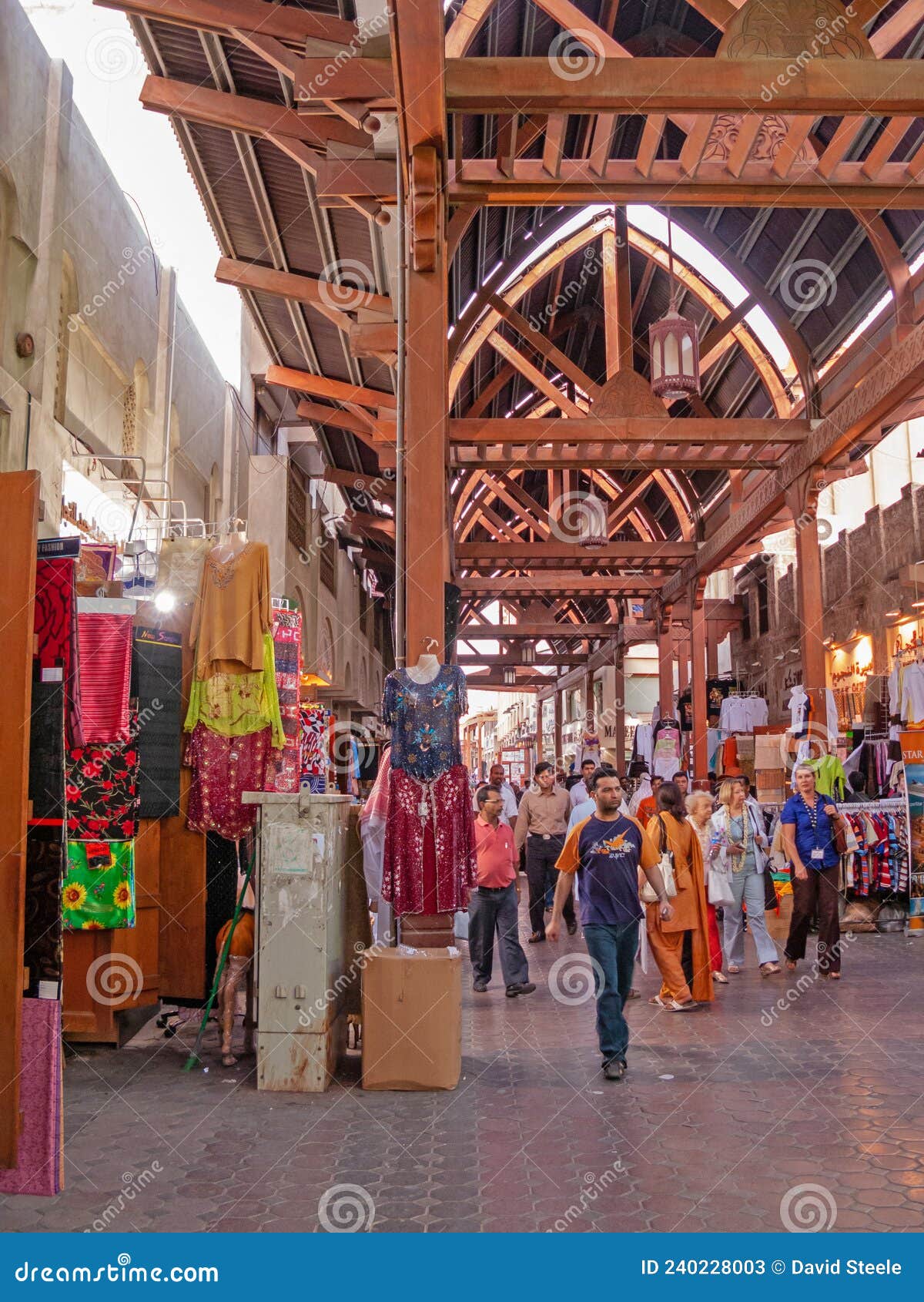 Dubai Textile Souk editorial stock photo. Image of tourism - 240228003