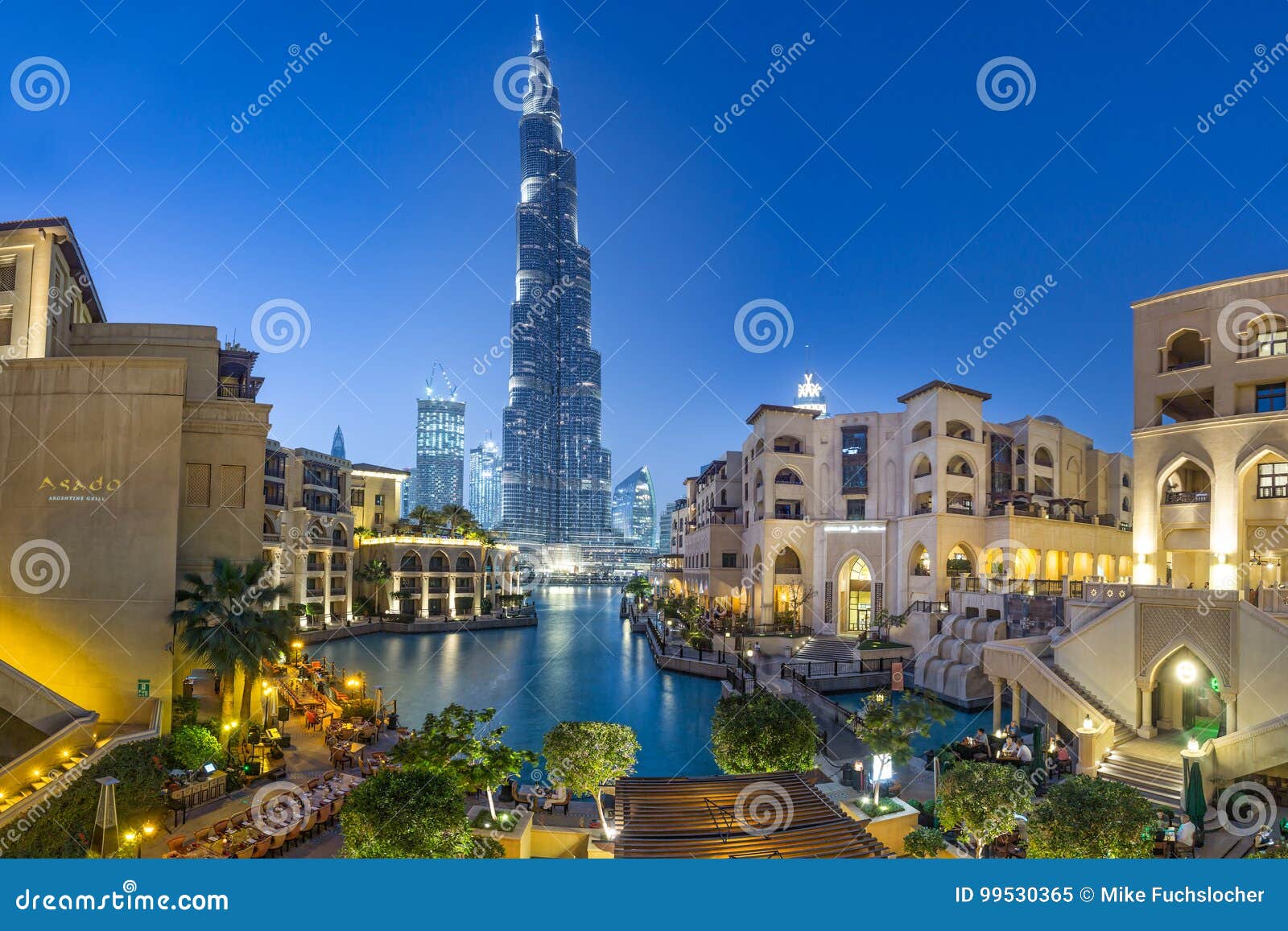 Burj Khalifa tower editorial image. Image of dubai, cityscape - 99530365
