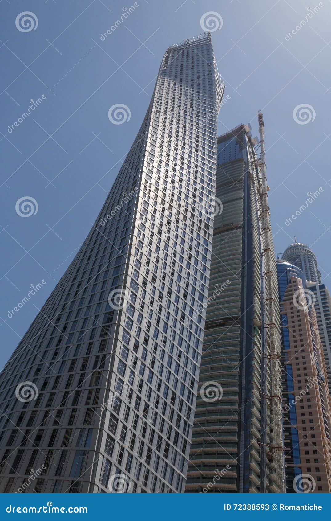 DUBAI, UAE - MAY 15, 2016: Twisting Tower Editorial Stock Photo - Image ...