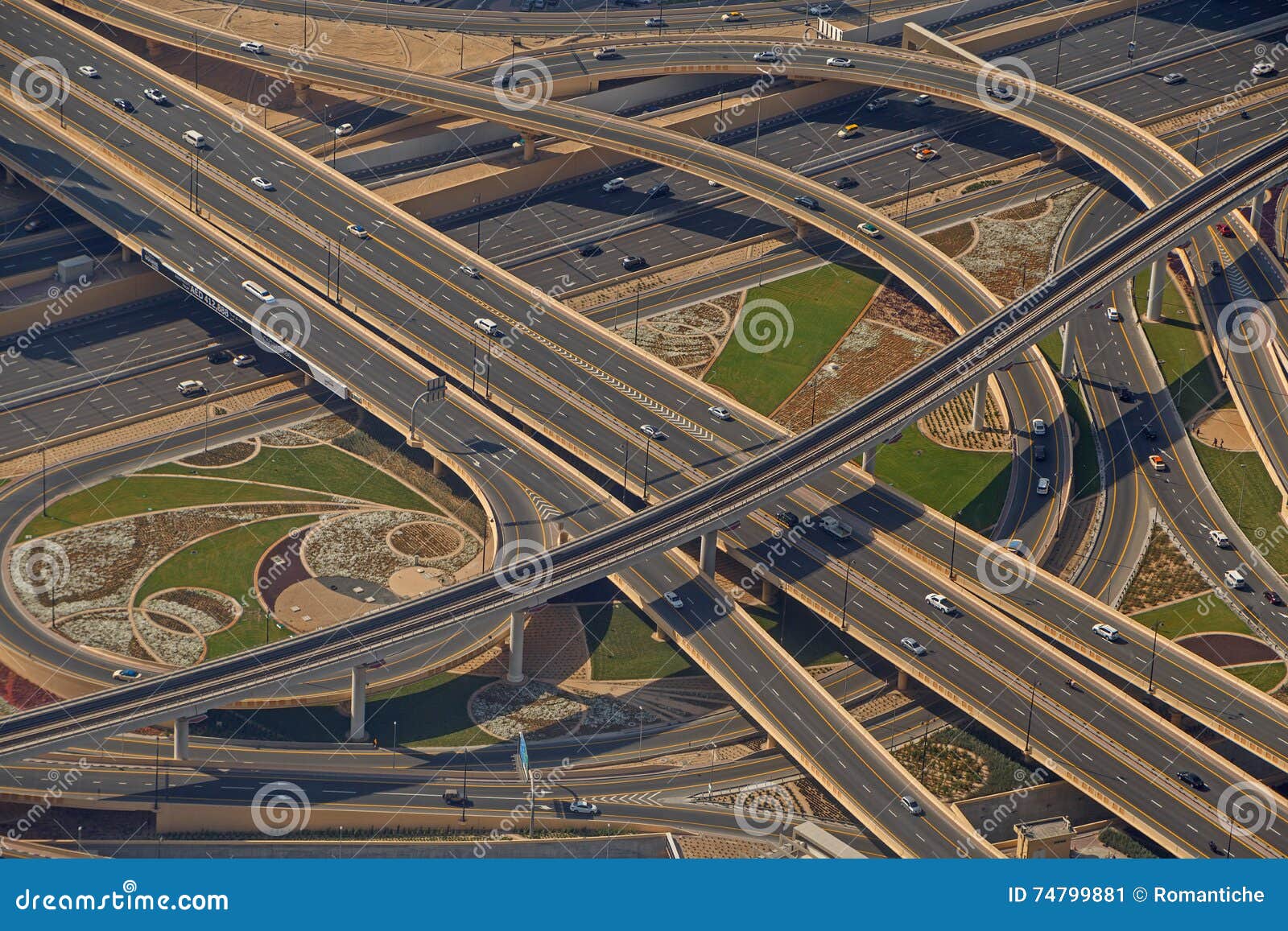 DUBAI, UAE - MAY 20, 2016: View on Flyover Editorial Photo - Image of ...